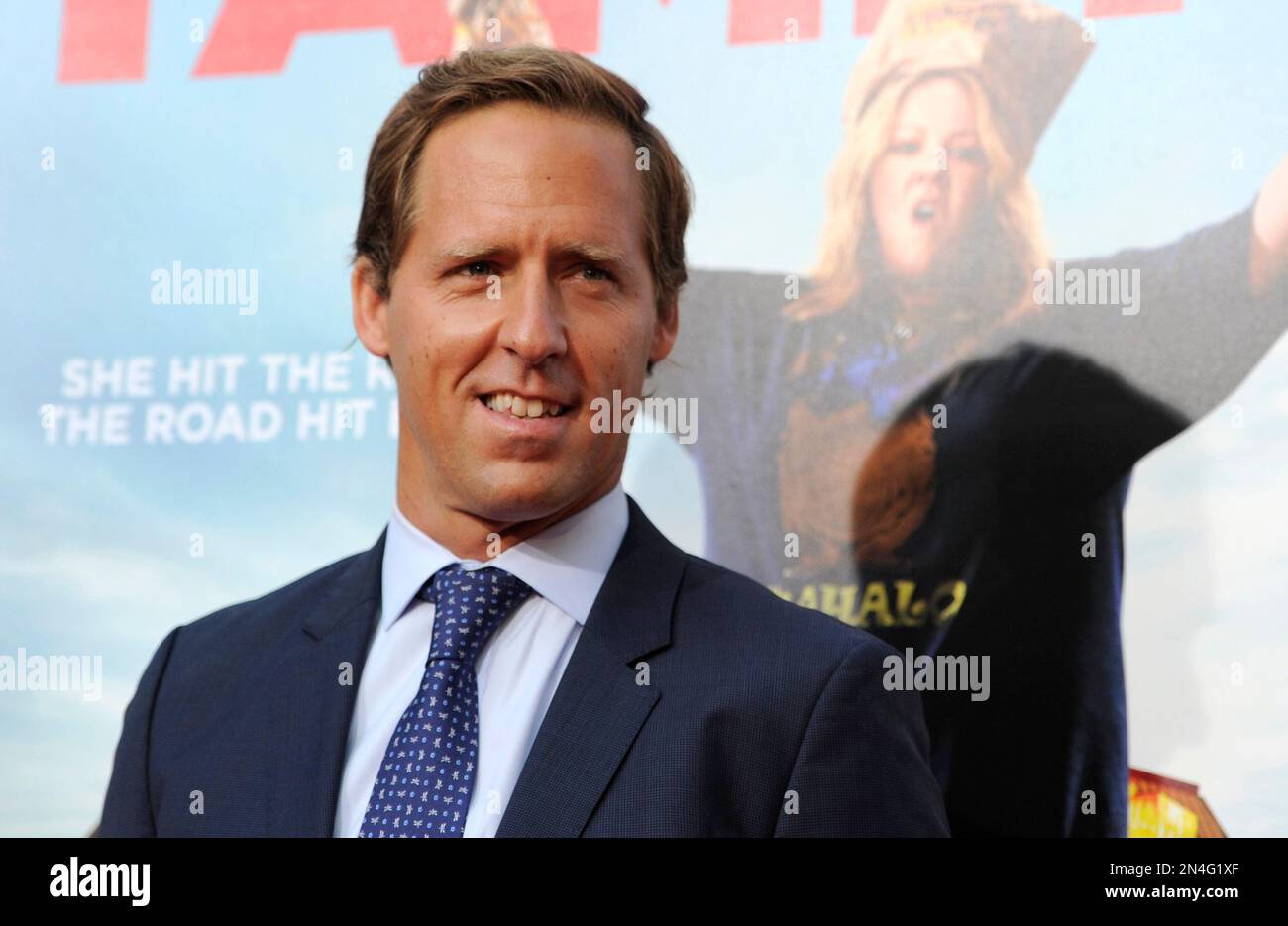 Nat Faxon arrives at the Los Angeles premiere of "Tammy" at the TCL ...
