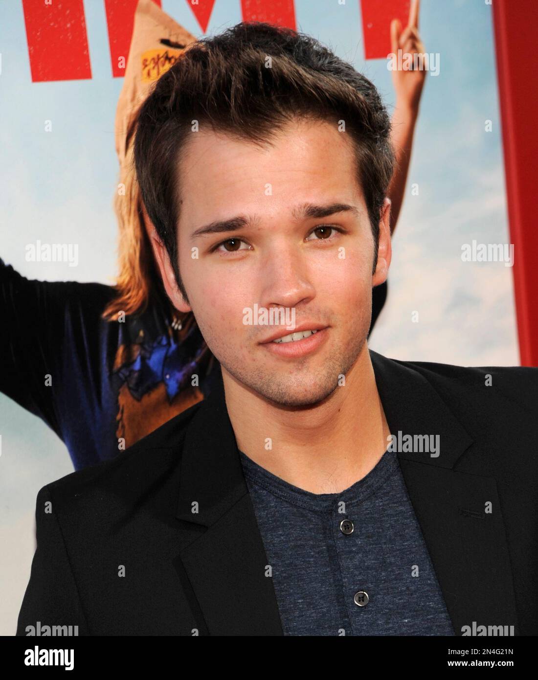 Nathan Kress arrives at the Los Angeles premiere of "Tammy" at the TCL ...