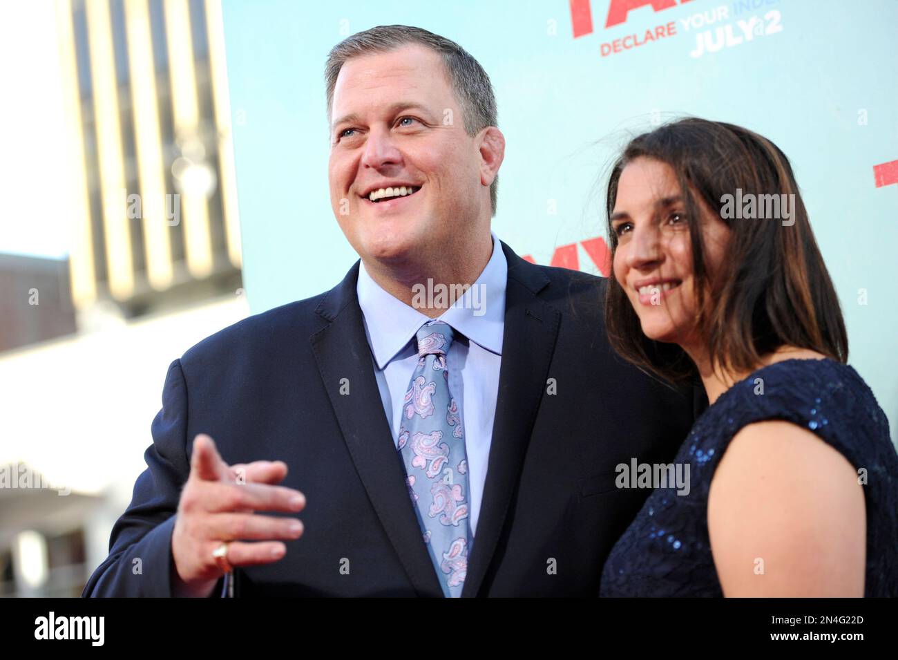 Billy Gardell, left, and Patty Gardell arrive at the Los Angeles ...