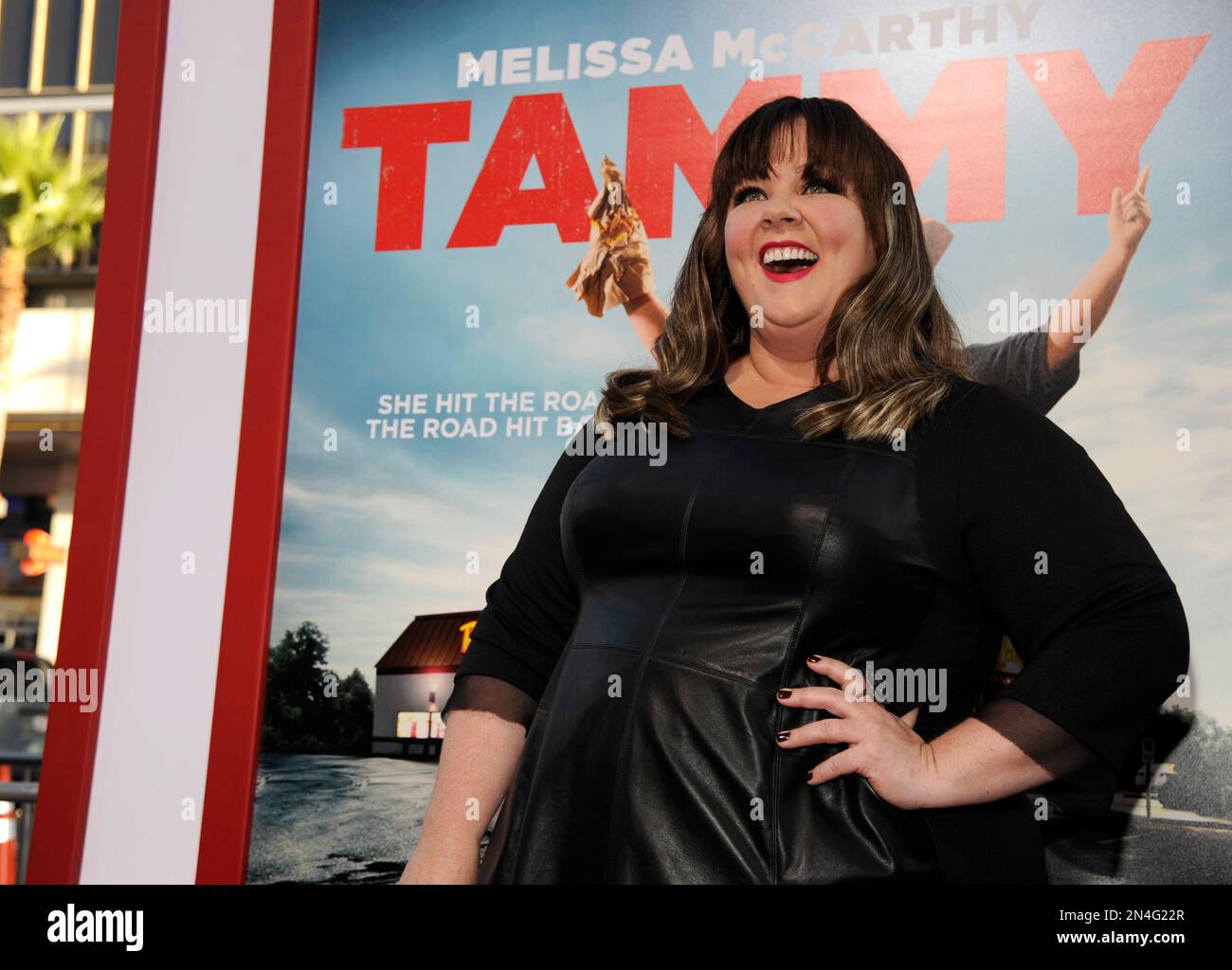 Melissa McCarthy arrives at the Los Angeles premiere of "Tammy" at the ...