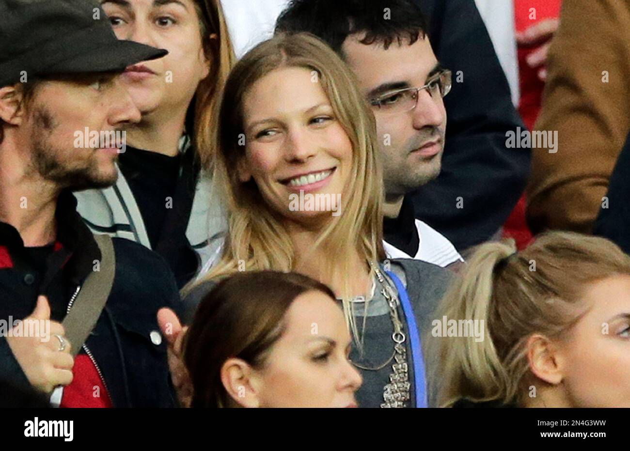 Sarah Brandner, girl friend of Germany's Bastian Schweinsteiger, waits ...