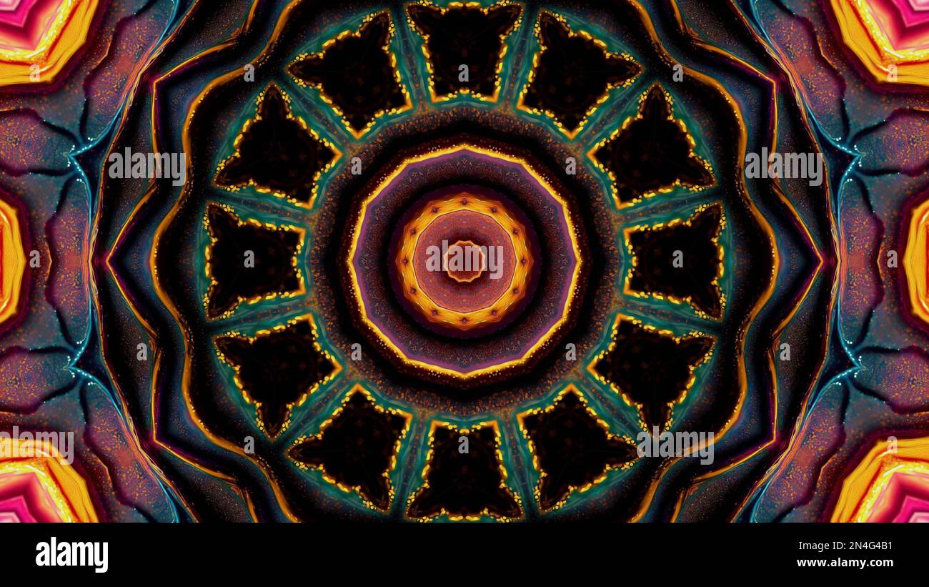 Abstract ancient geometric mystic background art painting mandala ...
