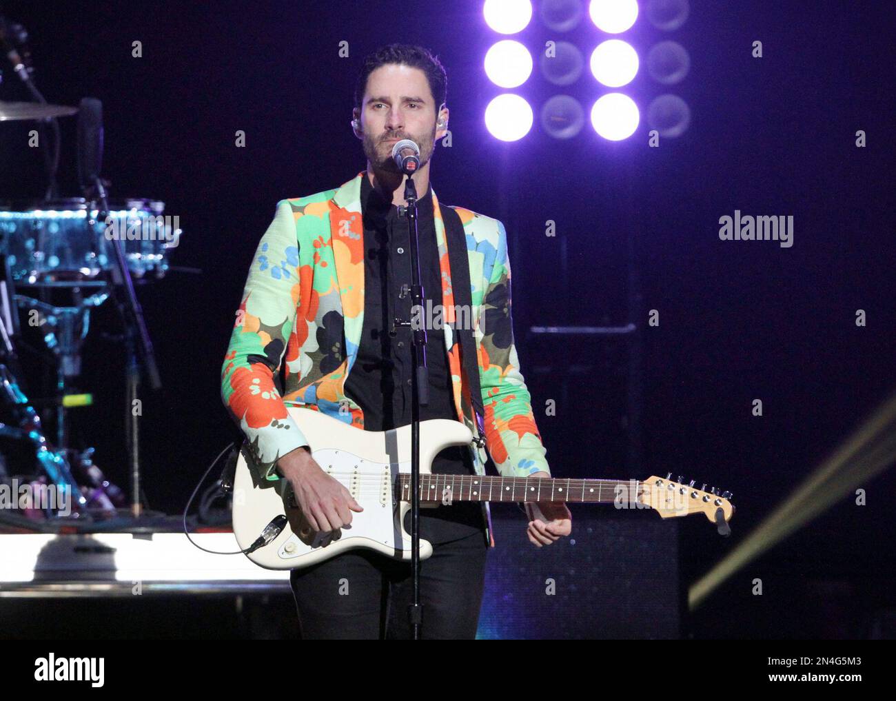 Ryan Merchant and Sebu Simonian with Capital Cities performing as part ...