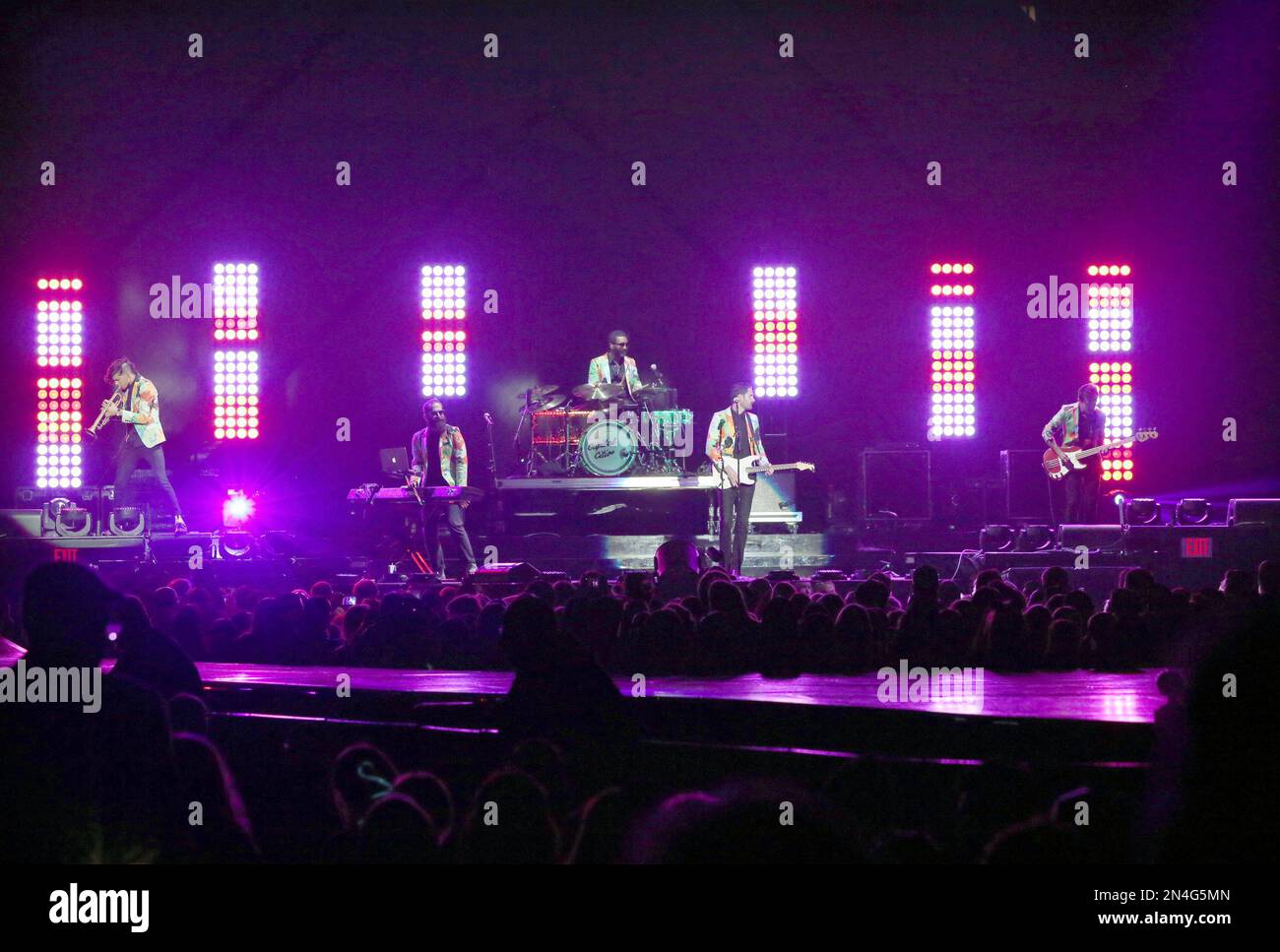 Ryan Merchant and Sebu Simonian with Capital Cities performing as part ...