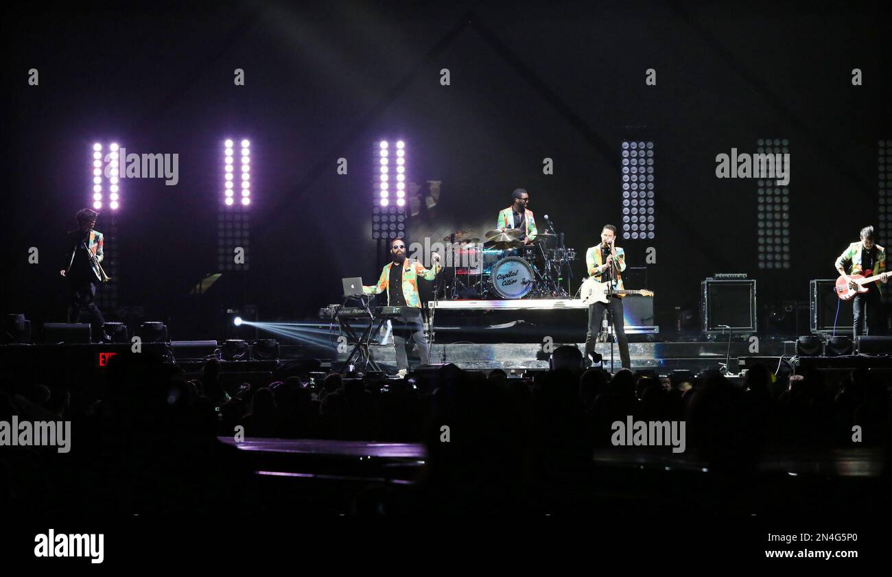 Ryan Merchant and Sebu Simonian with Capital Cities performing as part ...