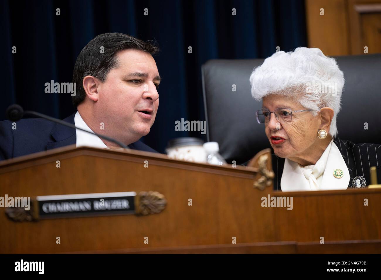Reps. David Rouzer (R-N.C.) and Grace Napolitano (D-Calif.) preside ...