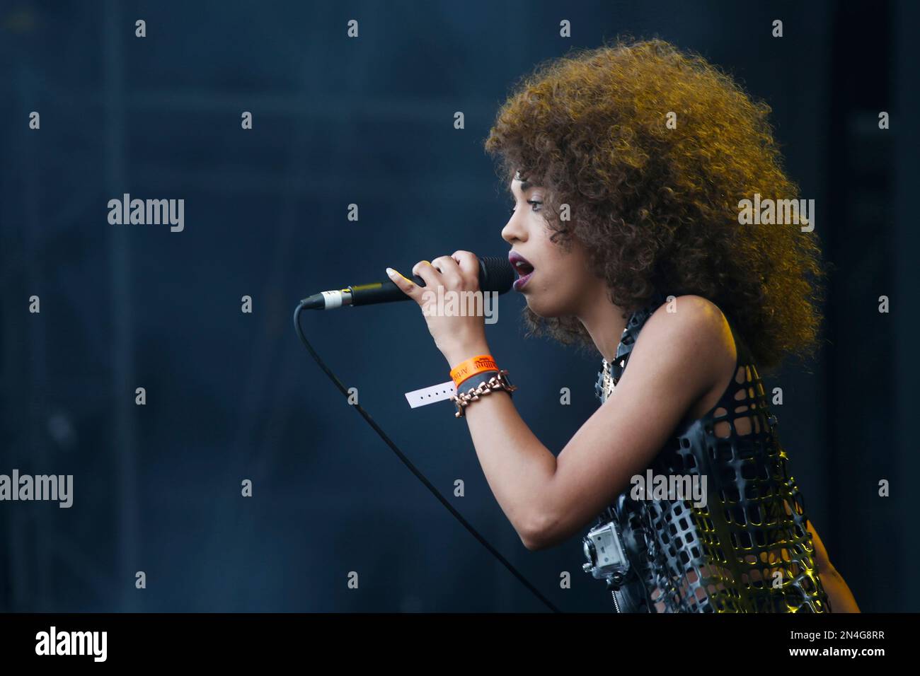 British singer Jetta performs at the Calling festival, in London ...