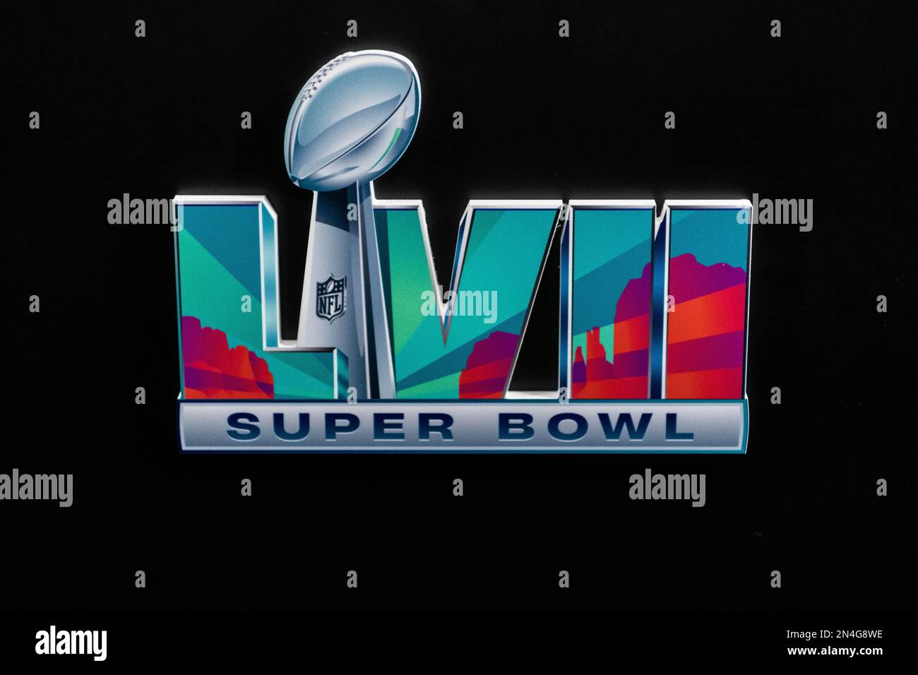 Super bowl lvii logo hi-res stock photography and images - Alamy