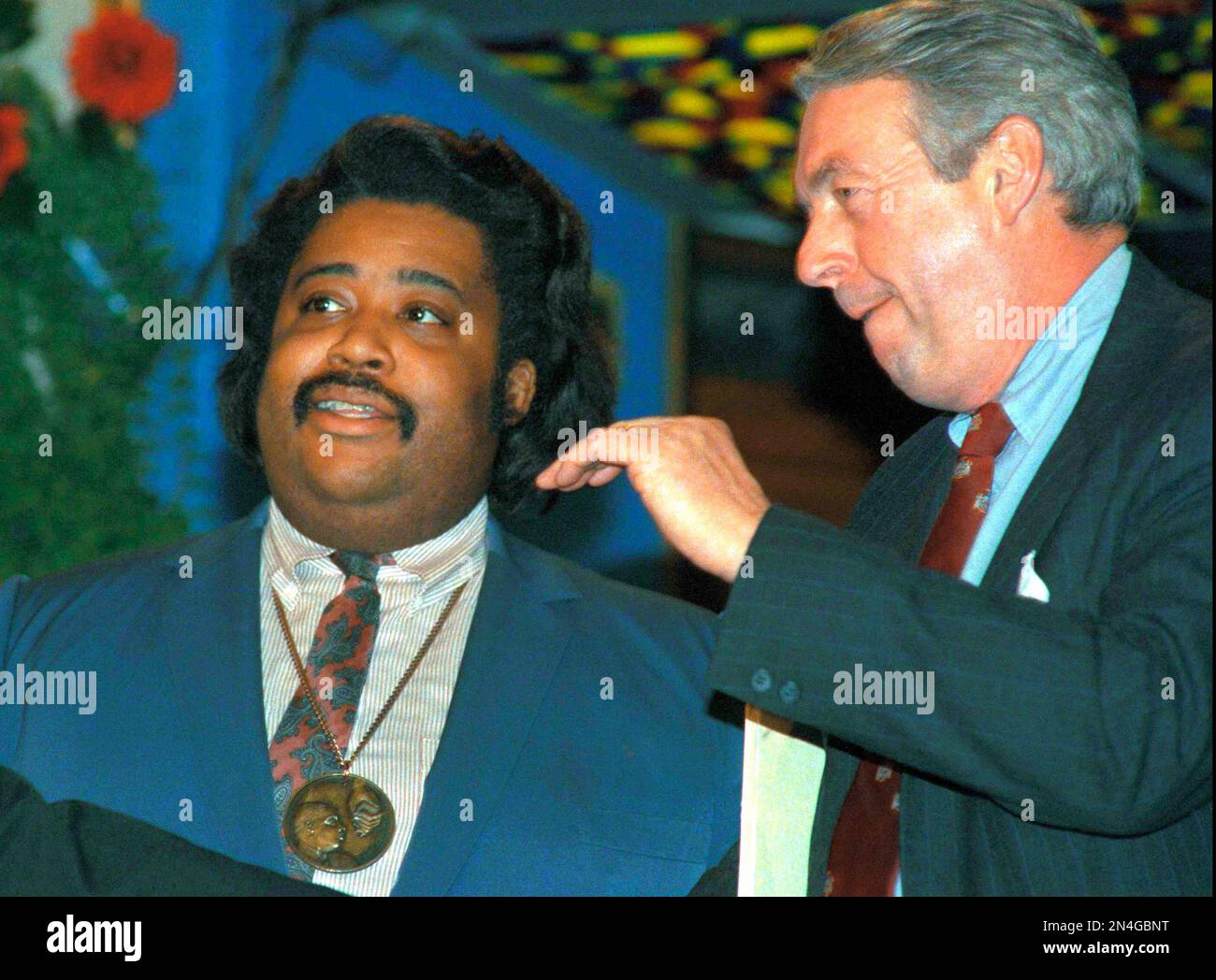 FILE - In this Jan. 19, 1988 file photo, Charles Hynes, right, special ...