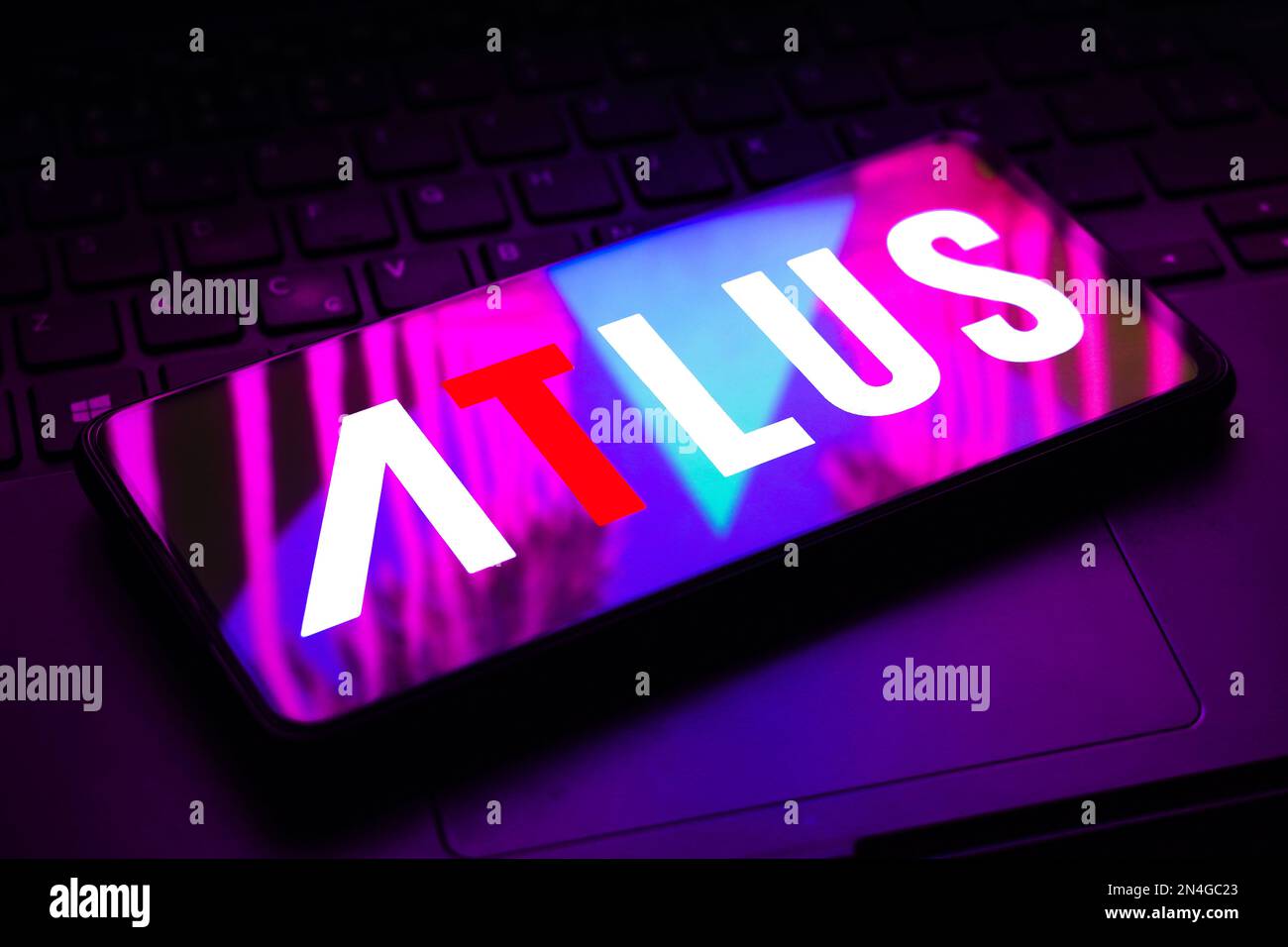 Atlus logo hi-res stock photography and images - Alamy