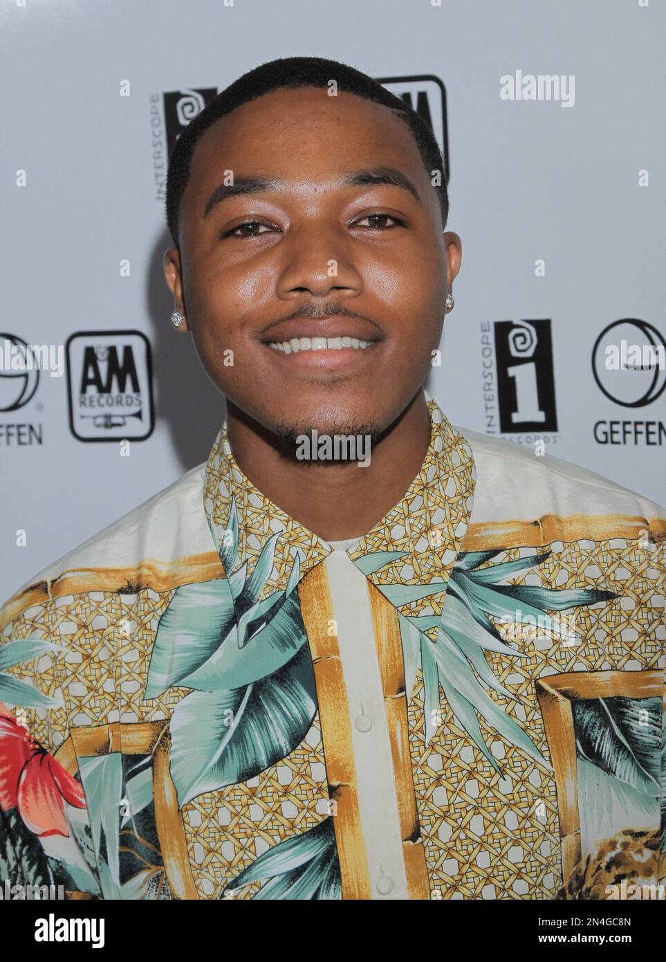 Cozz seen at Interscope Records Pre Party at the W Hotel Hollywood on ...