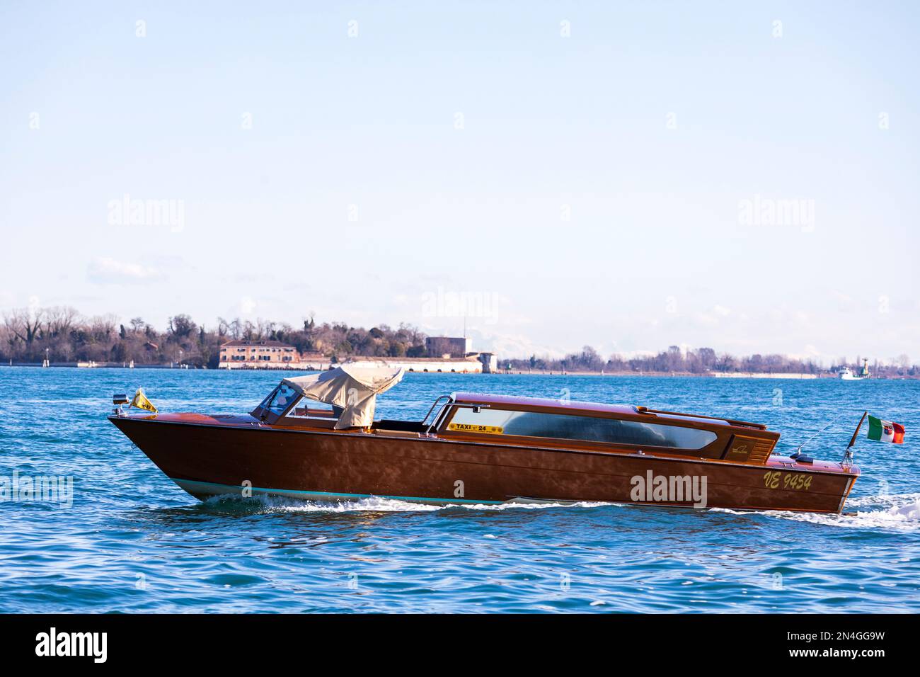 Venice boat taxi hi-res stock photography and images - Alamy