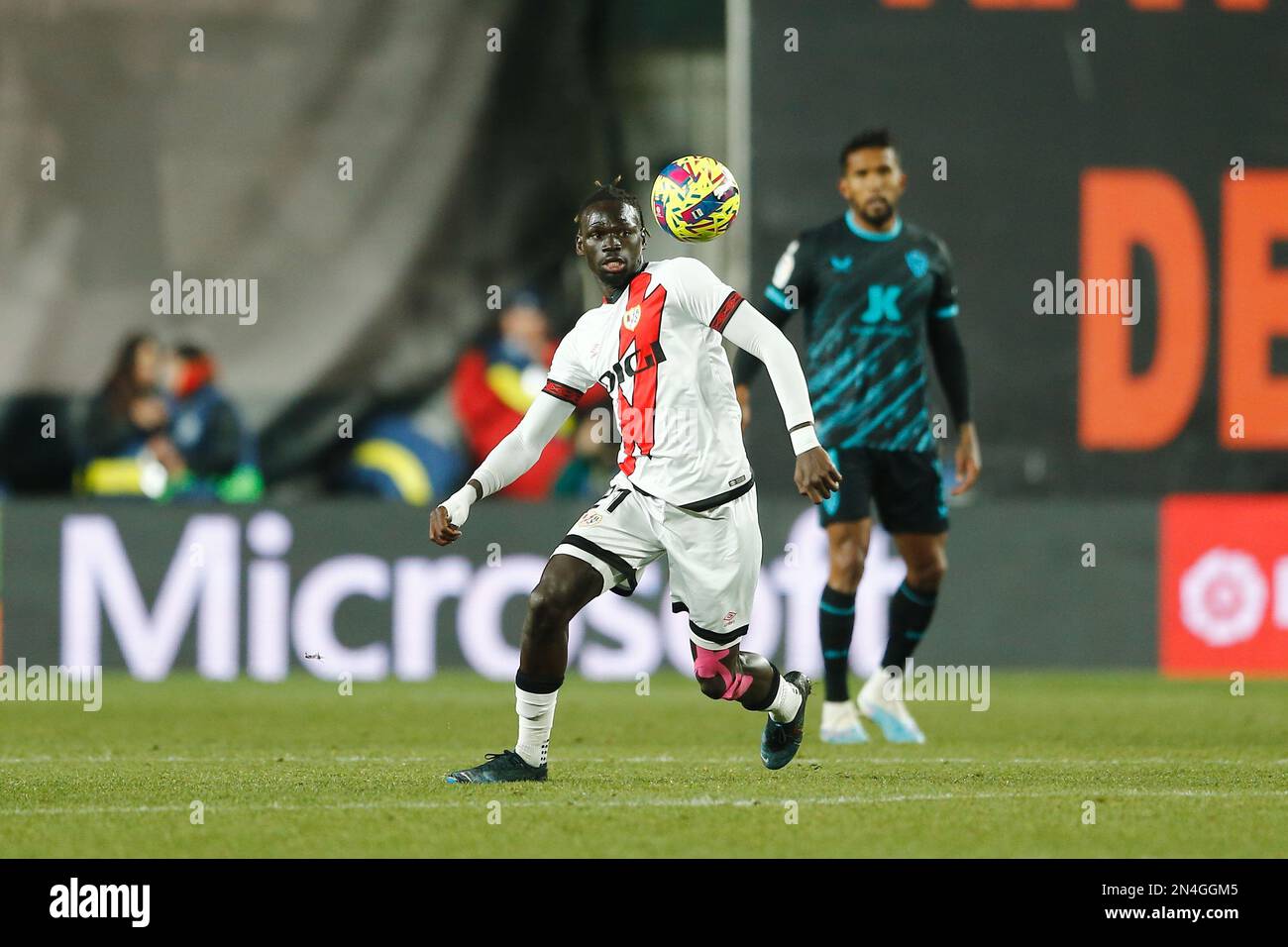 Madrid, Spain. 6th Feb, 2023. Pathe Ciss (Rayo) Football/Soccer ...