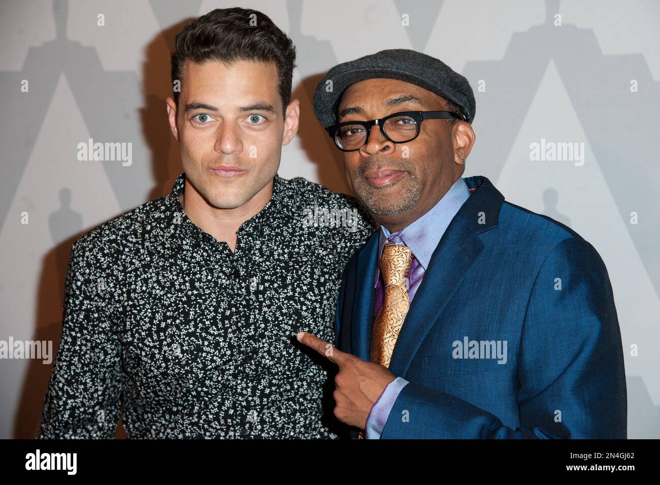 Spike Lee, left, and Rami Malek arrive at The Academy Celebrates the ...