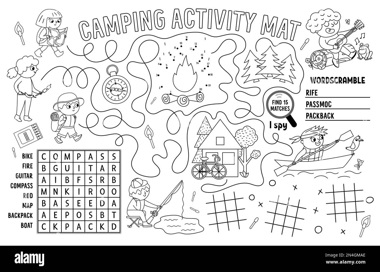 Camp worksheet hi-res stock photography and images - Alamy