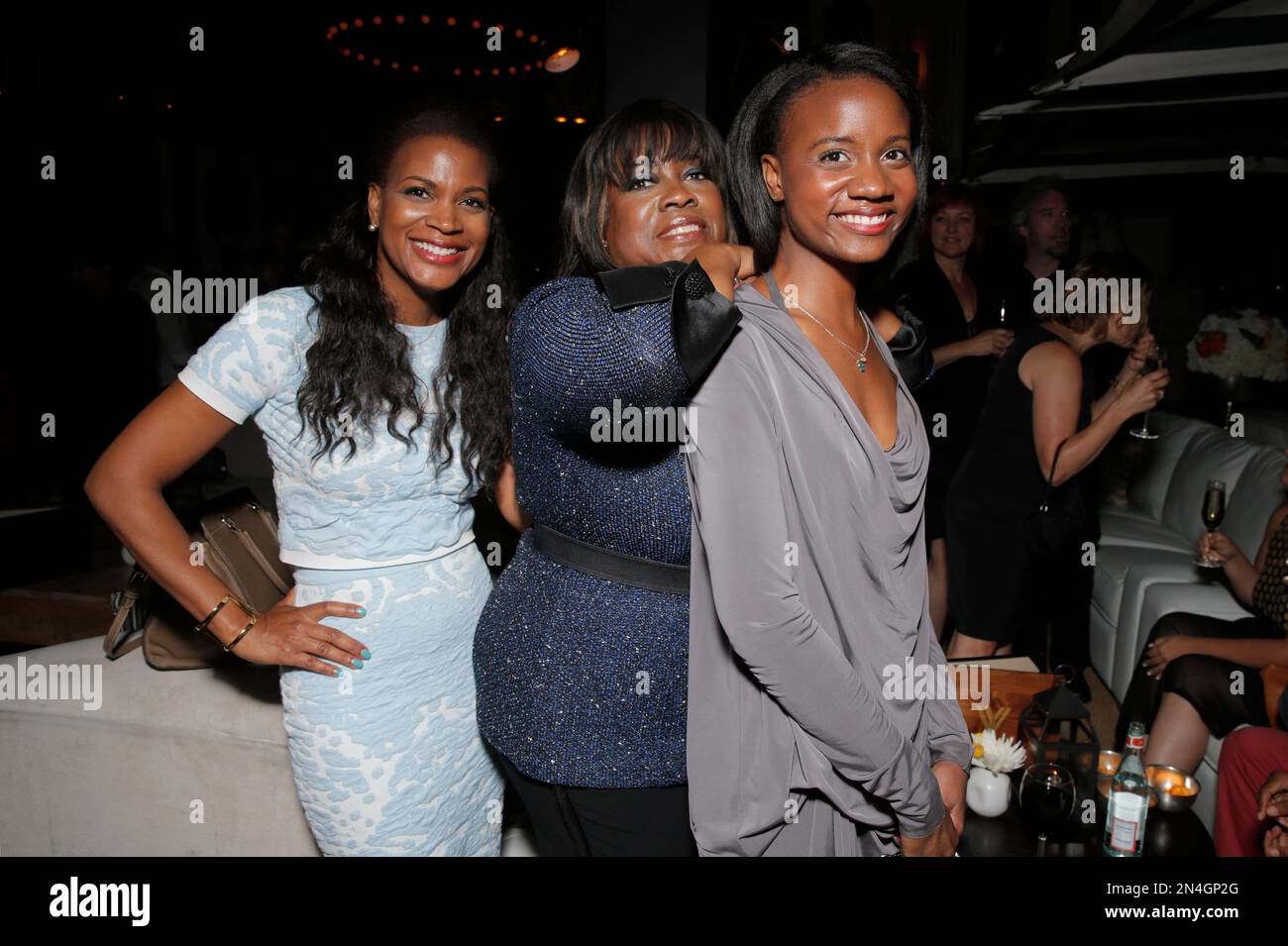 Sonia Evans, Chaz Ebert and Raven Evans attend Magnolia Pictures' Los ...