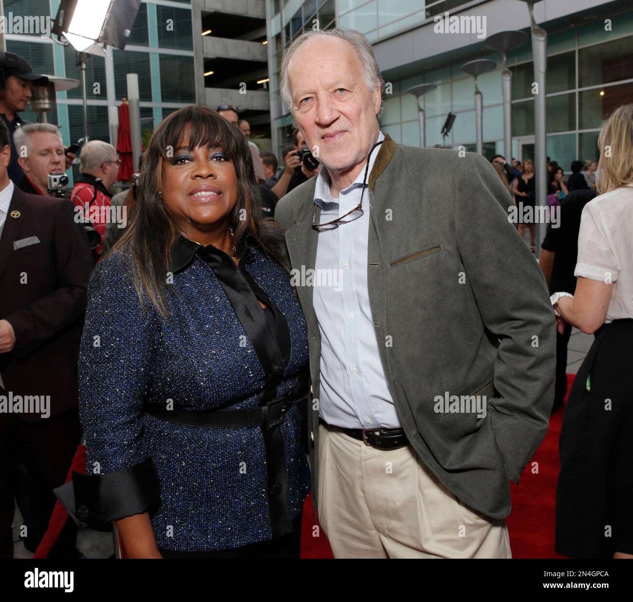 Chaz Ebert and Werner Herzog attend Magnolia Pictures' Los Angeles ...