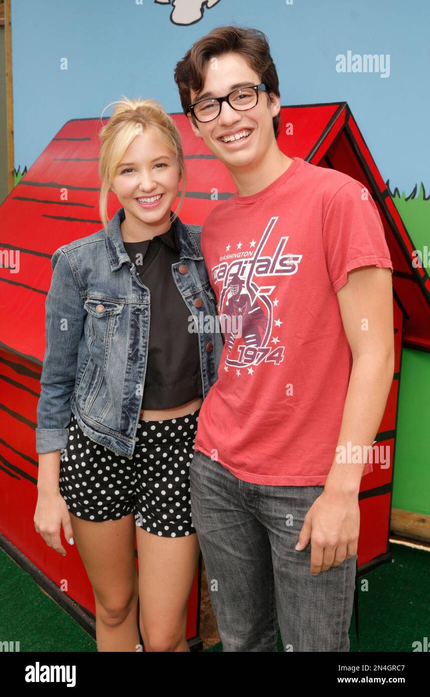 Audrey Whitby and Joey Bragg attend the Camp Snoopy's 30th Anniversary ...