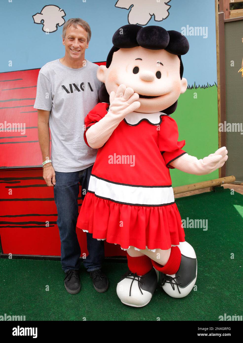 Tony Hawk attends the Camp Snoopy's 30th Anniversary VIP Party at Knott ...