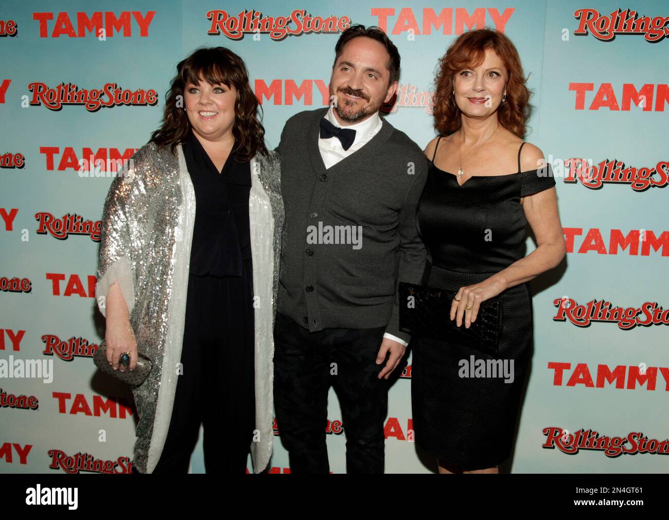 From left, actress Melissa McCarthy, director Ben Falcone and actress ...