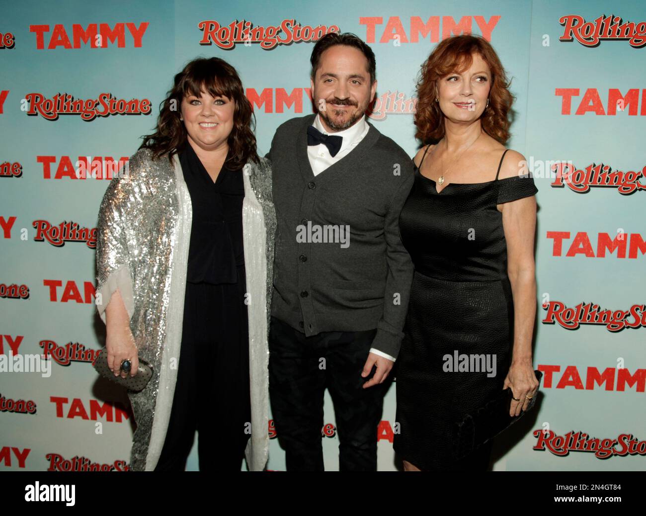 From left, actress Melissa McCarthy, director Ben Falcone and actress ...