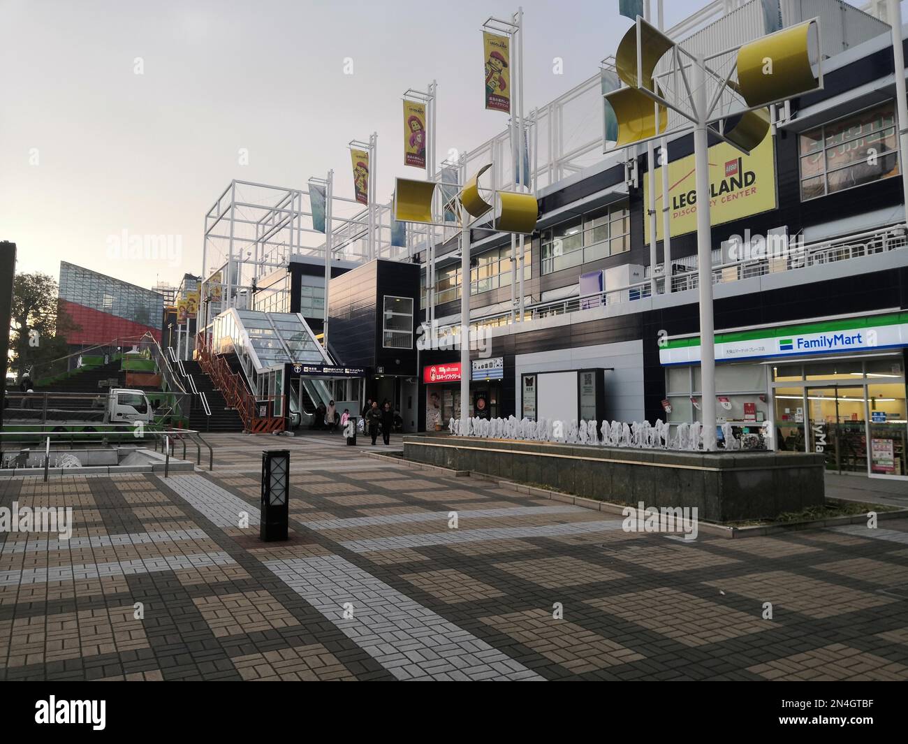 The Mitsui outlet park with modern architecture in Osaka, Japan Stock ...