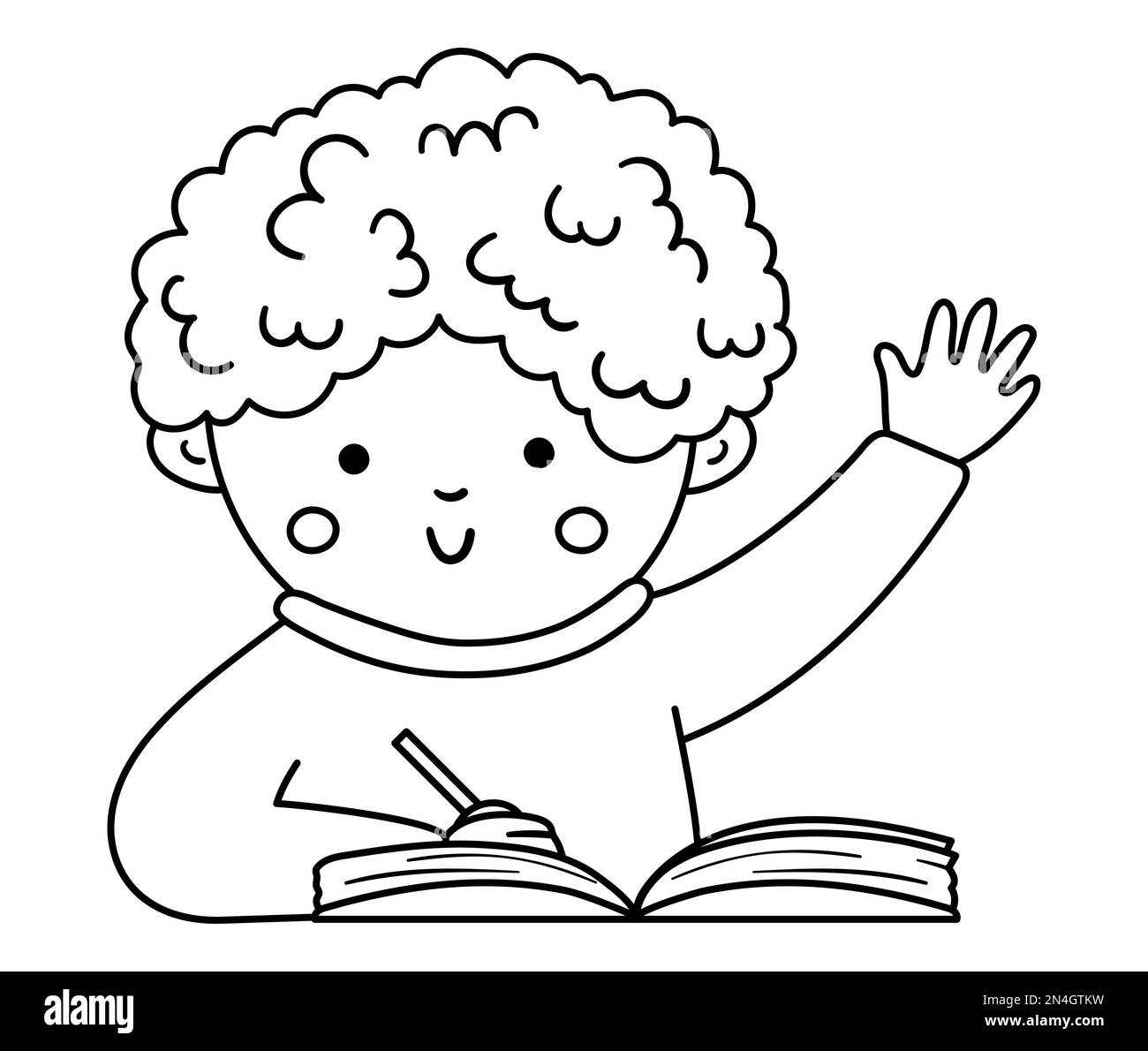 School Classroom Clipart Black And White