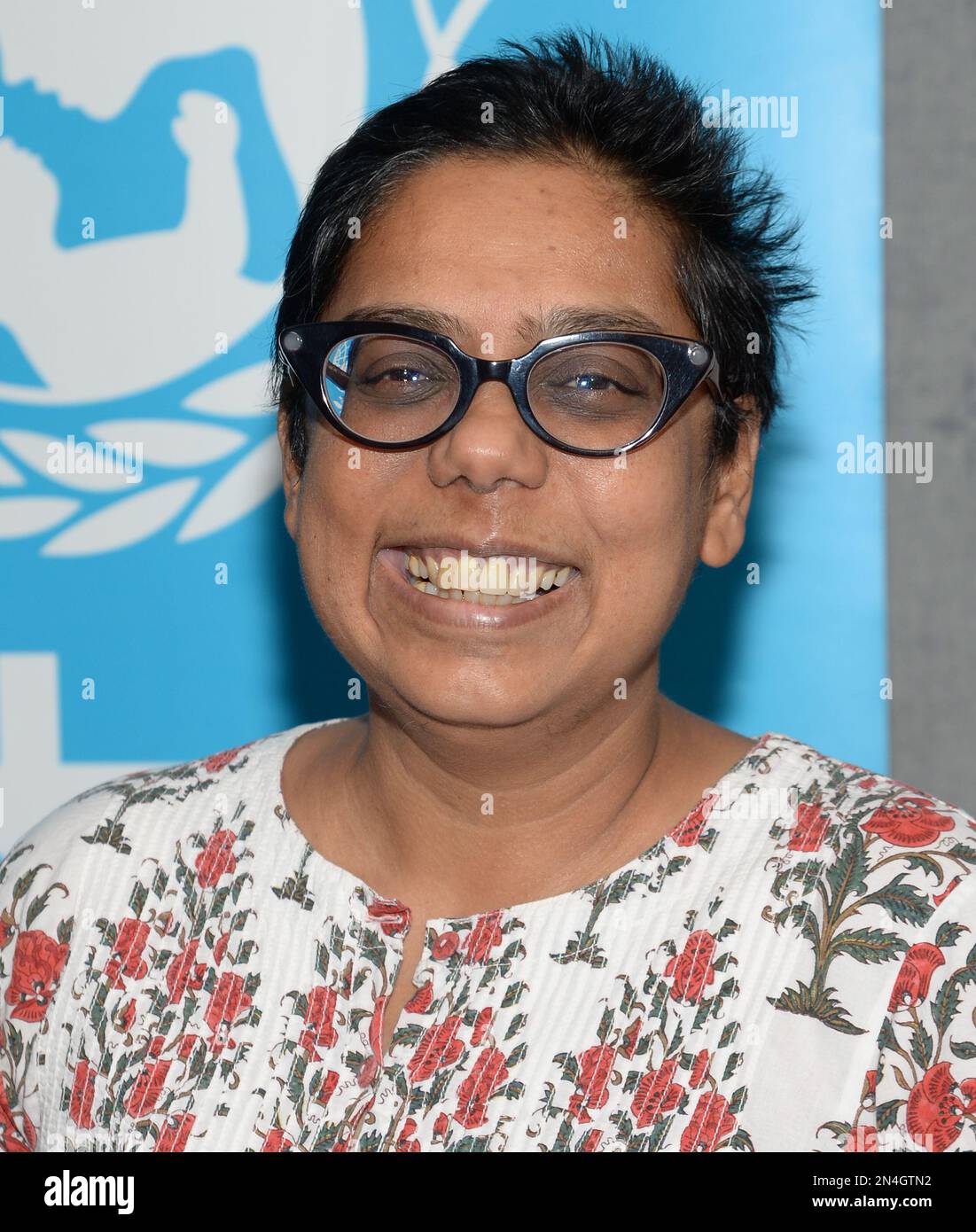 Journalist Ruchira Gupta attends the premiere of "Meena" at the AMC ...