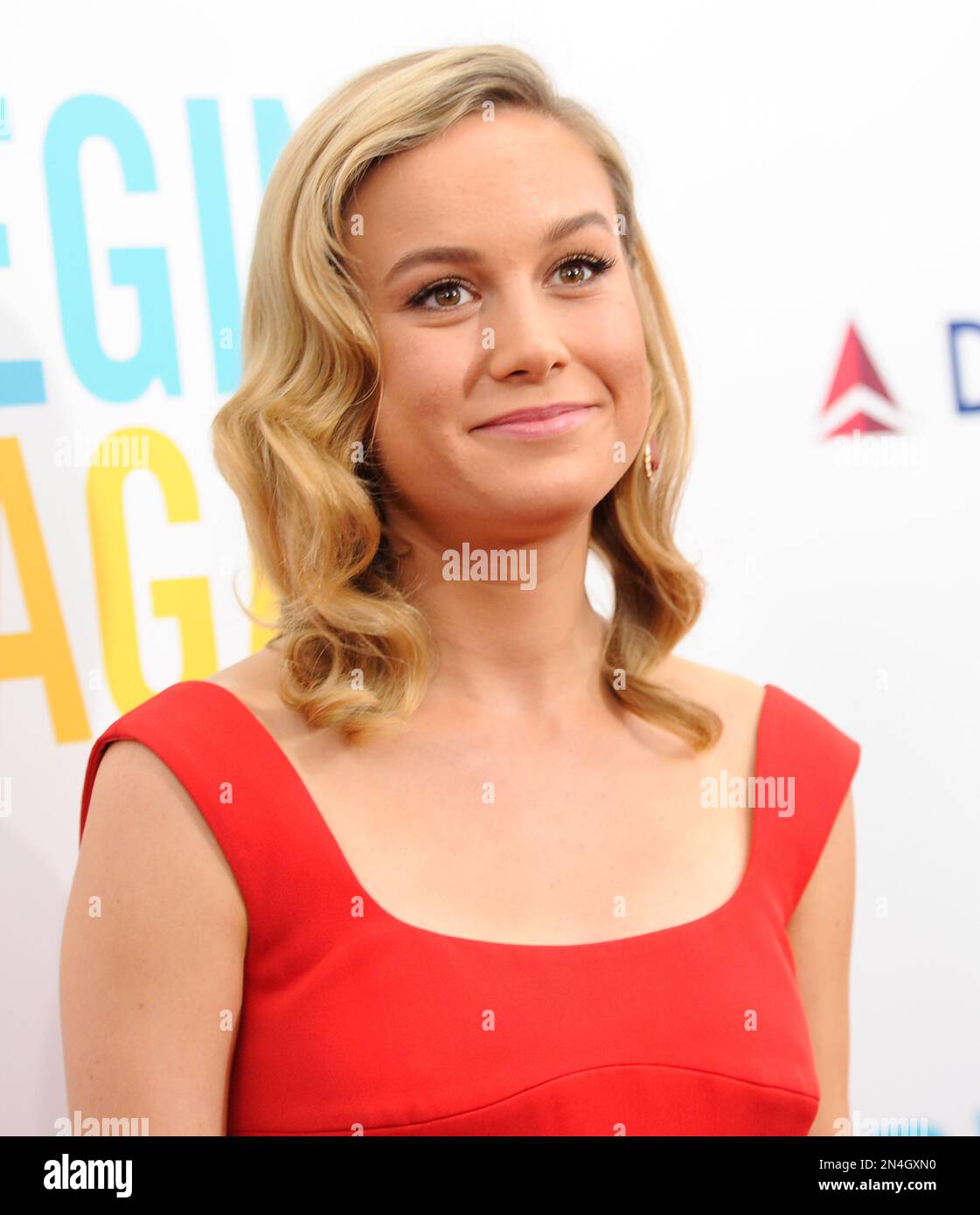 Brie Larson attends the premiere of "Begin Again" at the SVA Theatre on ...