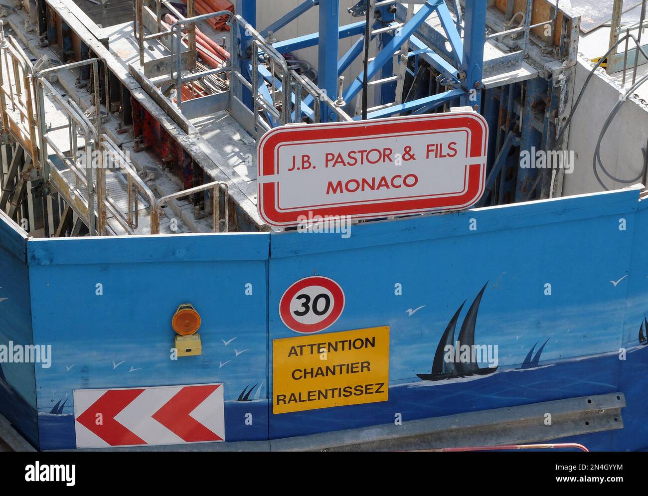 A building site of Pastor company is seen in Monaco, Thursday, June 26 ...