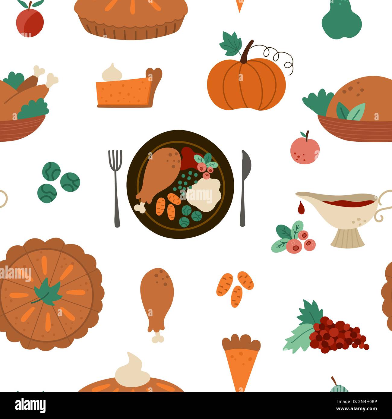 Repeating Food Background
