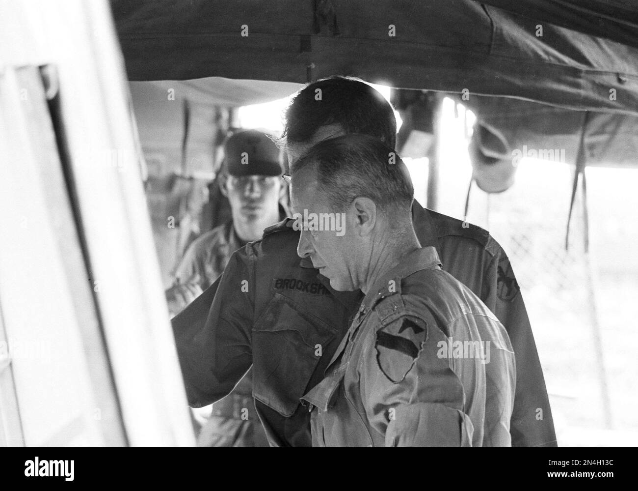 Brigadier General Robert M. Shoemaker, commander of the task force ...