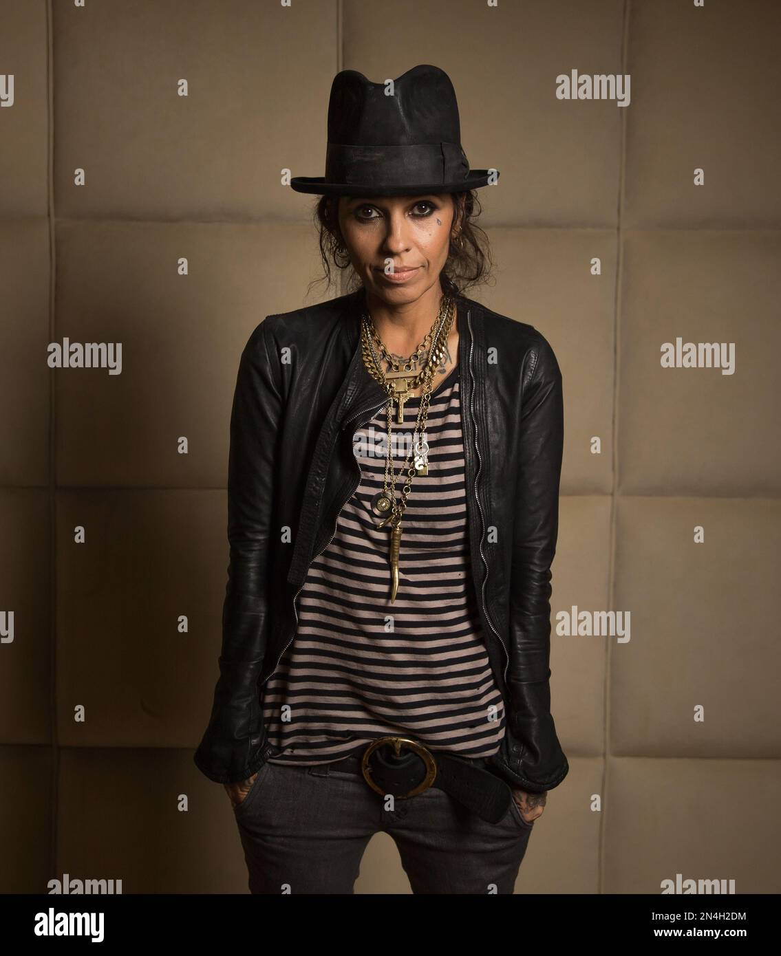 Linda Perry poses at Kung Fu Studios during press day for The Linda ...
