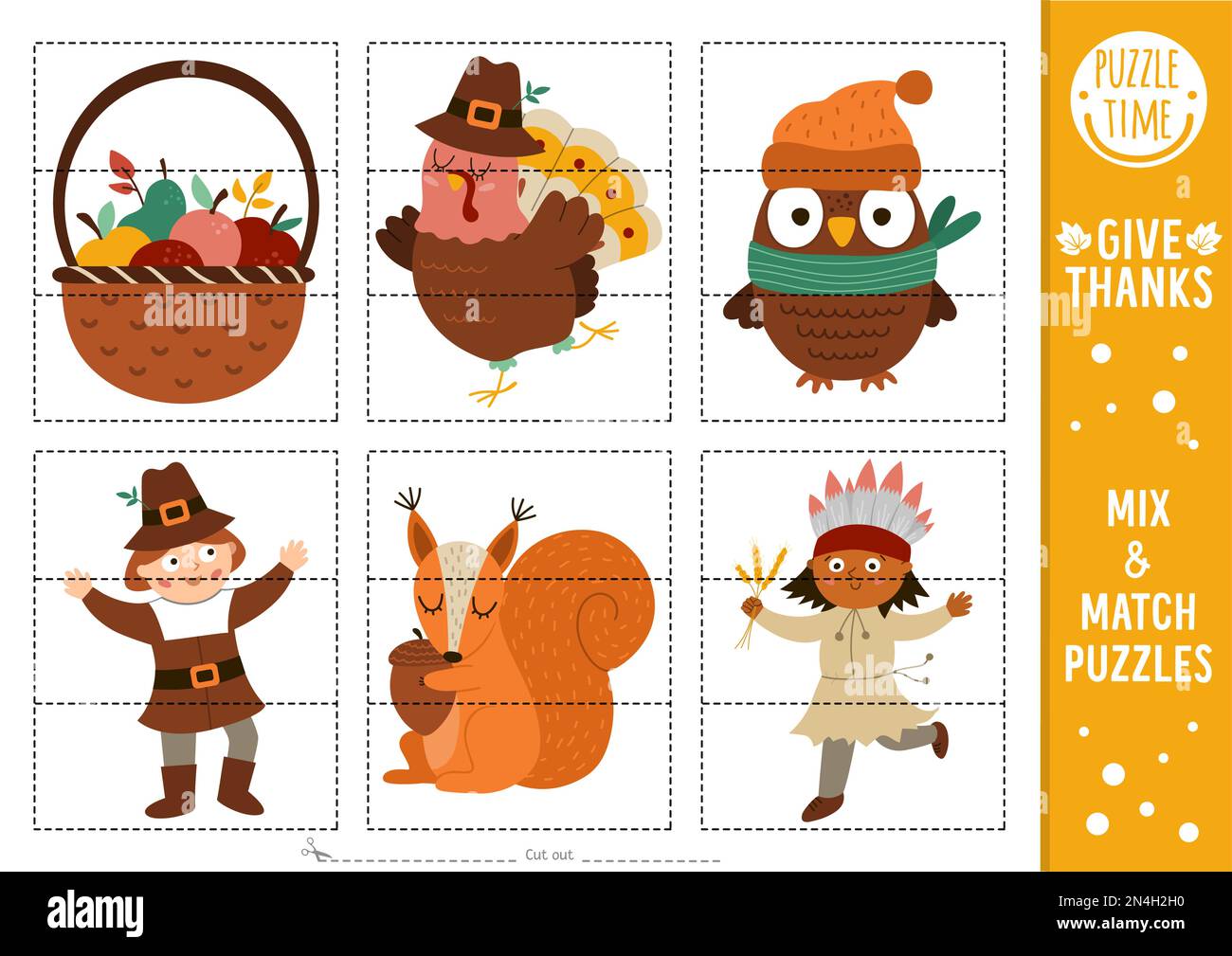 Pilgrim school play Stock Vector Images - Alamy