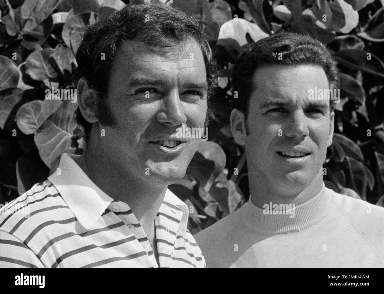 Quarterbacks Craig Morton, left, and Roger Staubach of the Dallas ...