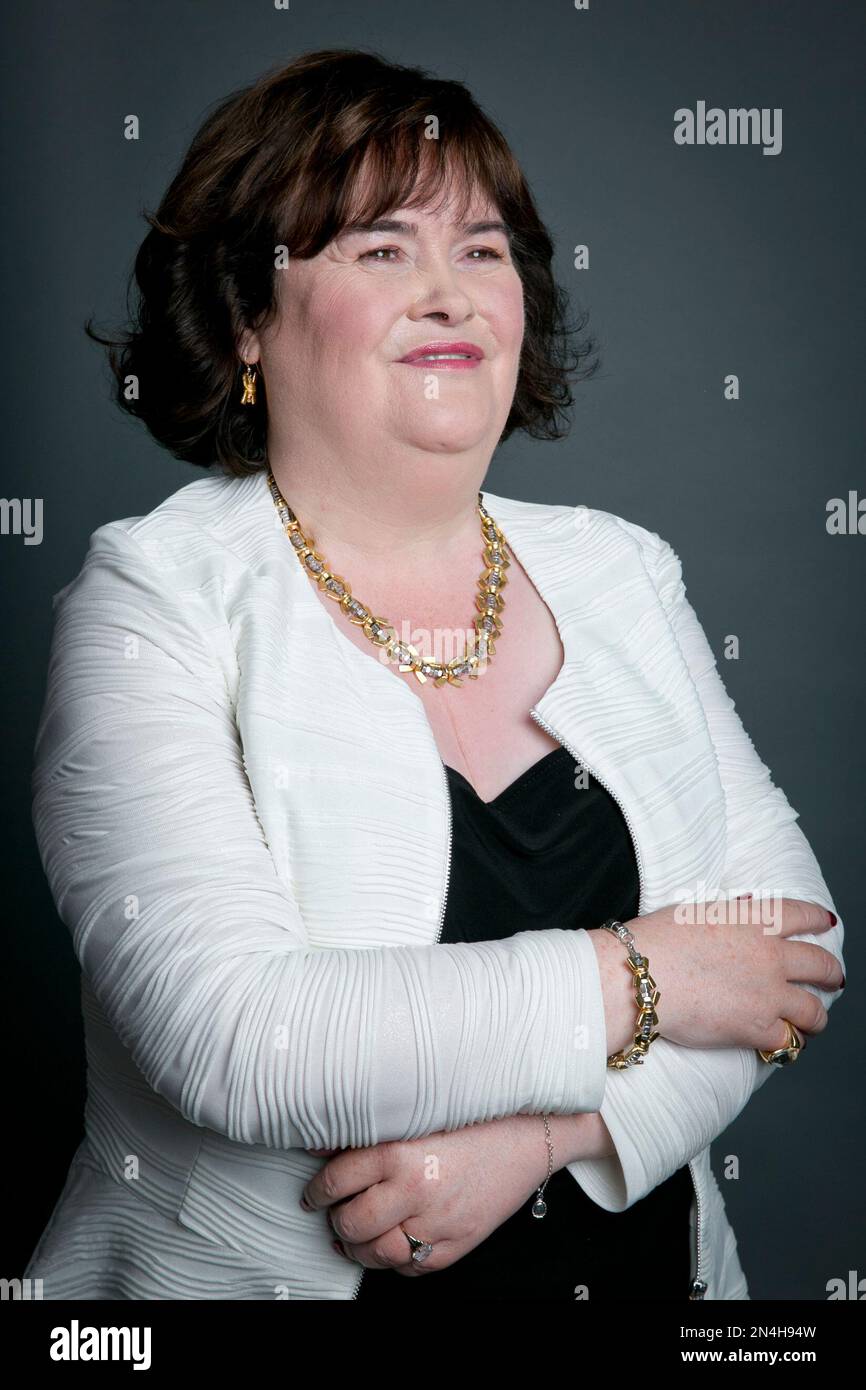 Scottish singer Susan Boyle poses for a portrait in promotion of her ...