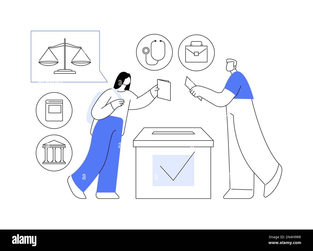 Youth rights abstract concept vector illustration Stock Vector Image ...