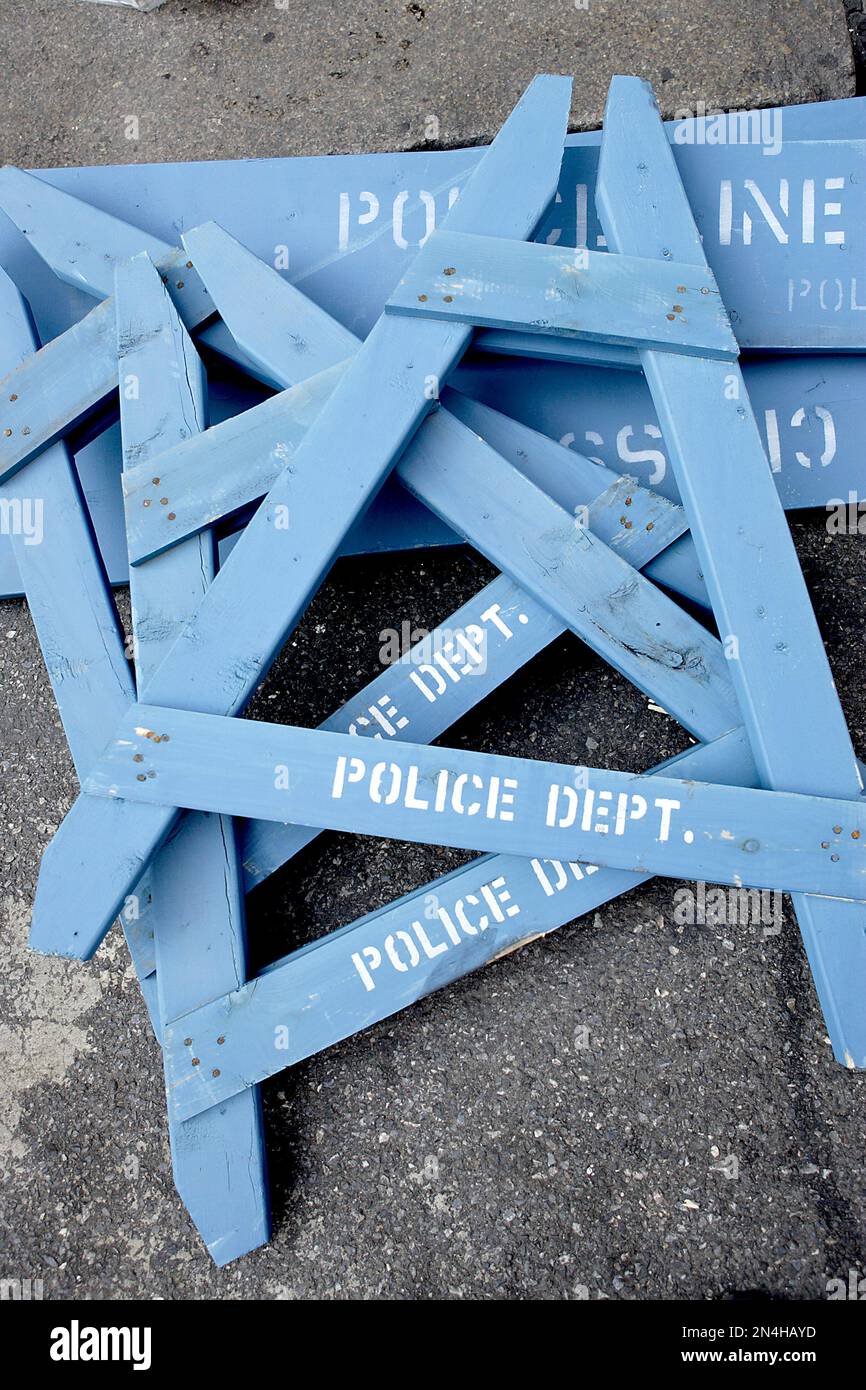 Barricade parts hi-res stock photography and images - Alamy