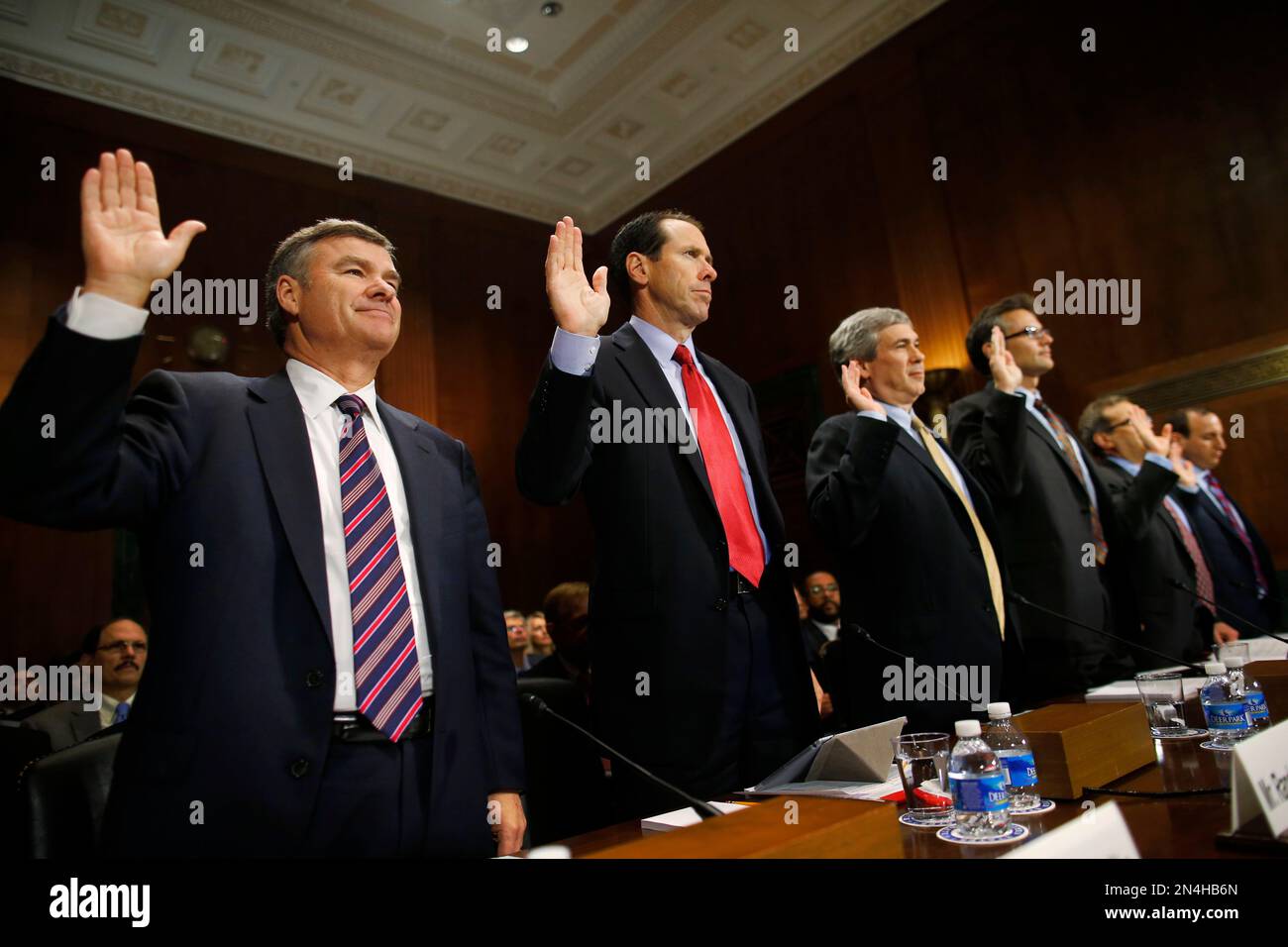 From left: Michael D. White, Chairman and Chief Executive Officer of ...
