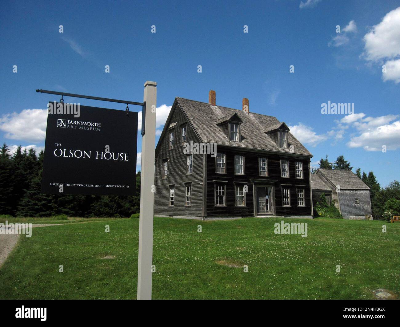 FILE - This July 7, 2011 file photo shows the Olson House, a National ...