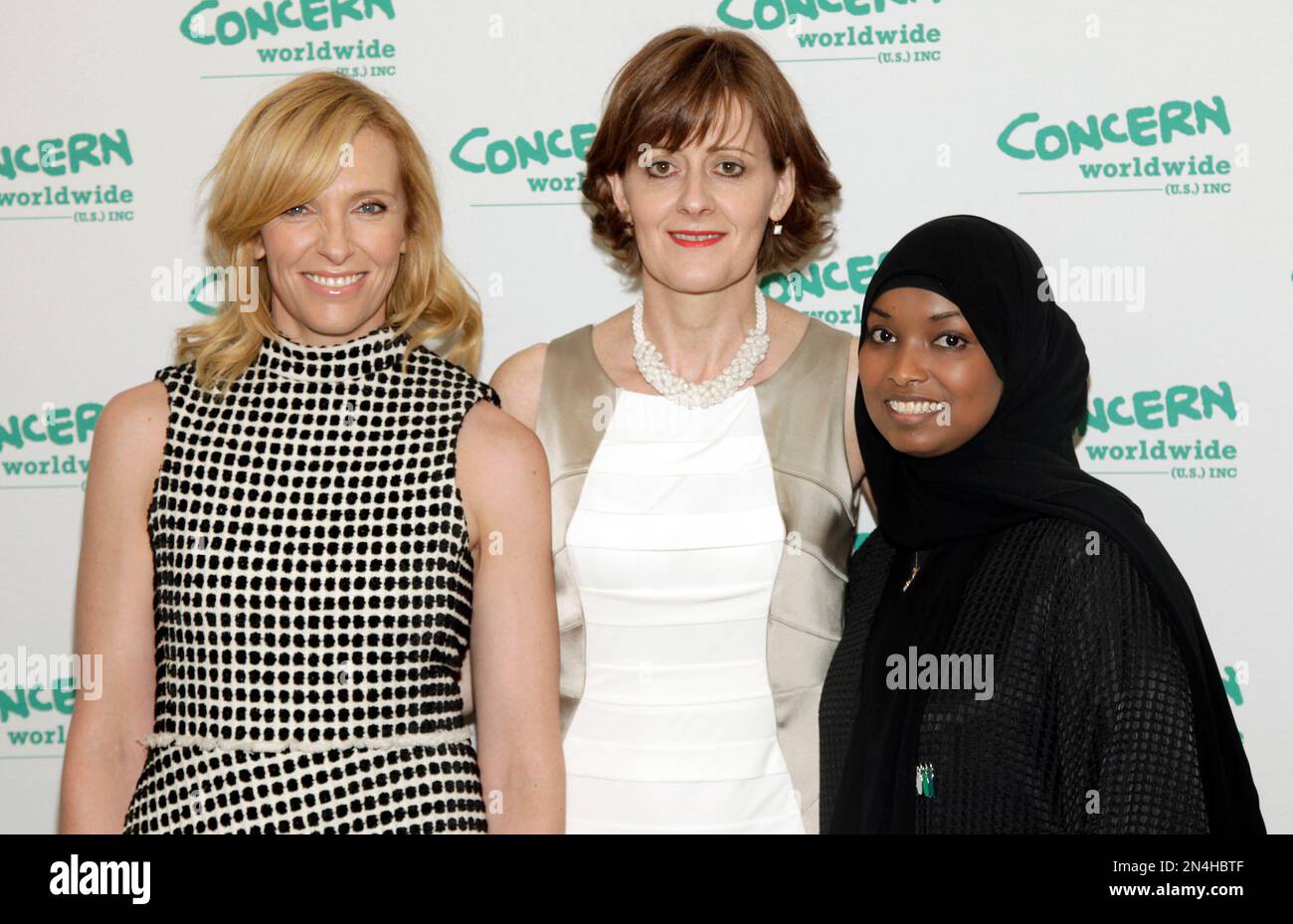 Actress Toni Collette, from left, and honorees Siobhan Walsh and Amina ...