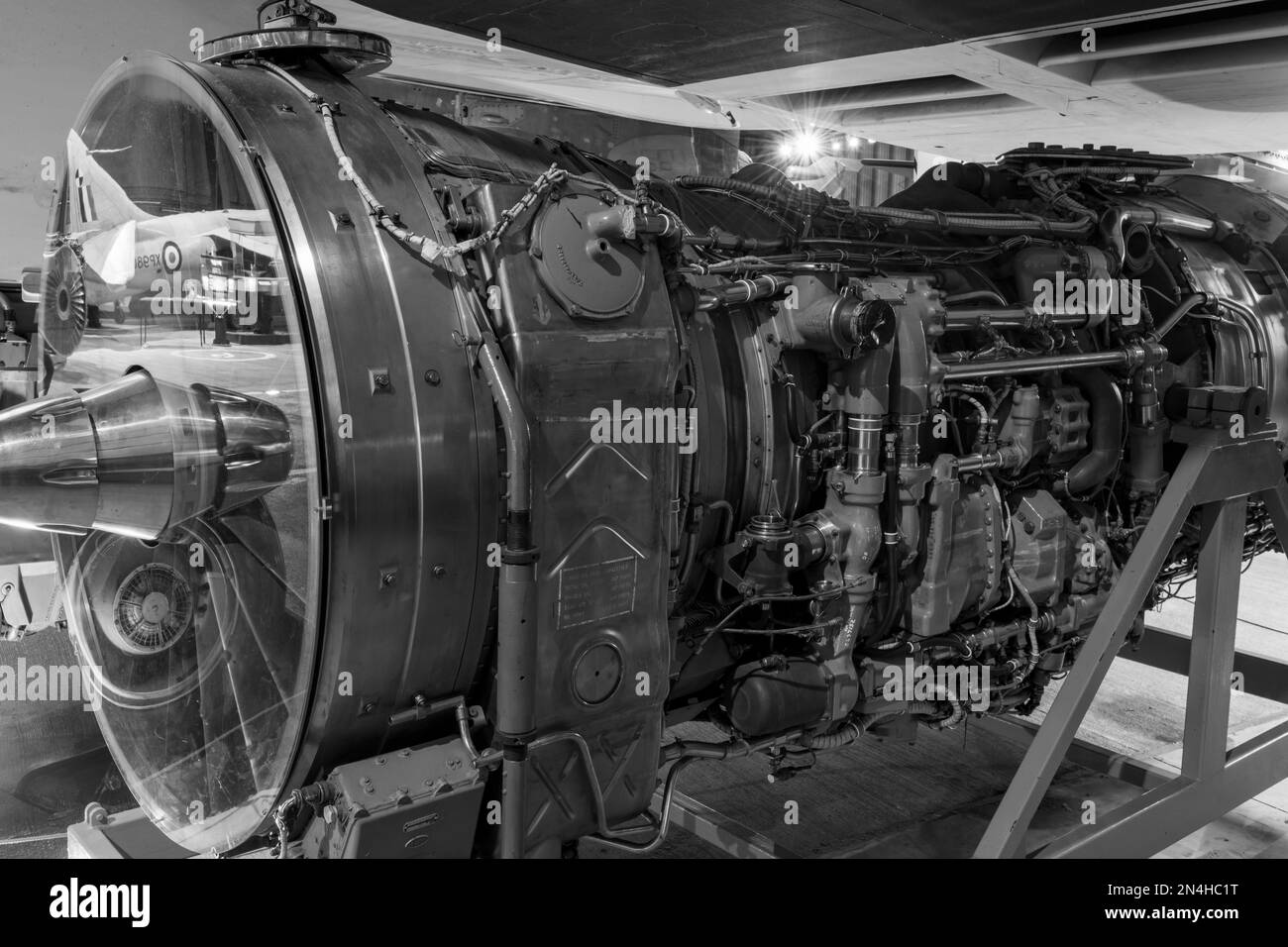 Rolls royce concorde engine Black and White Stock Photos & Images - Alamy