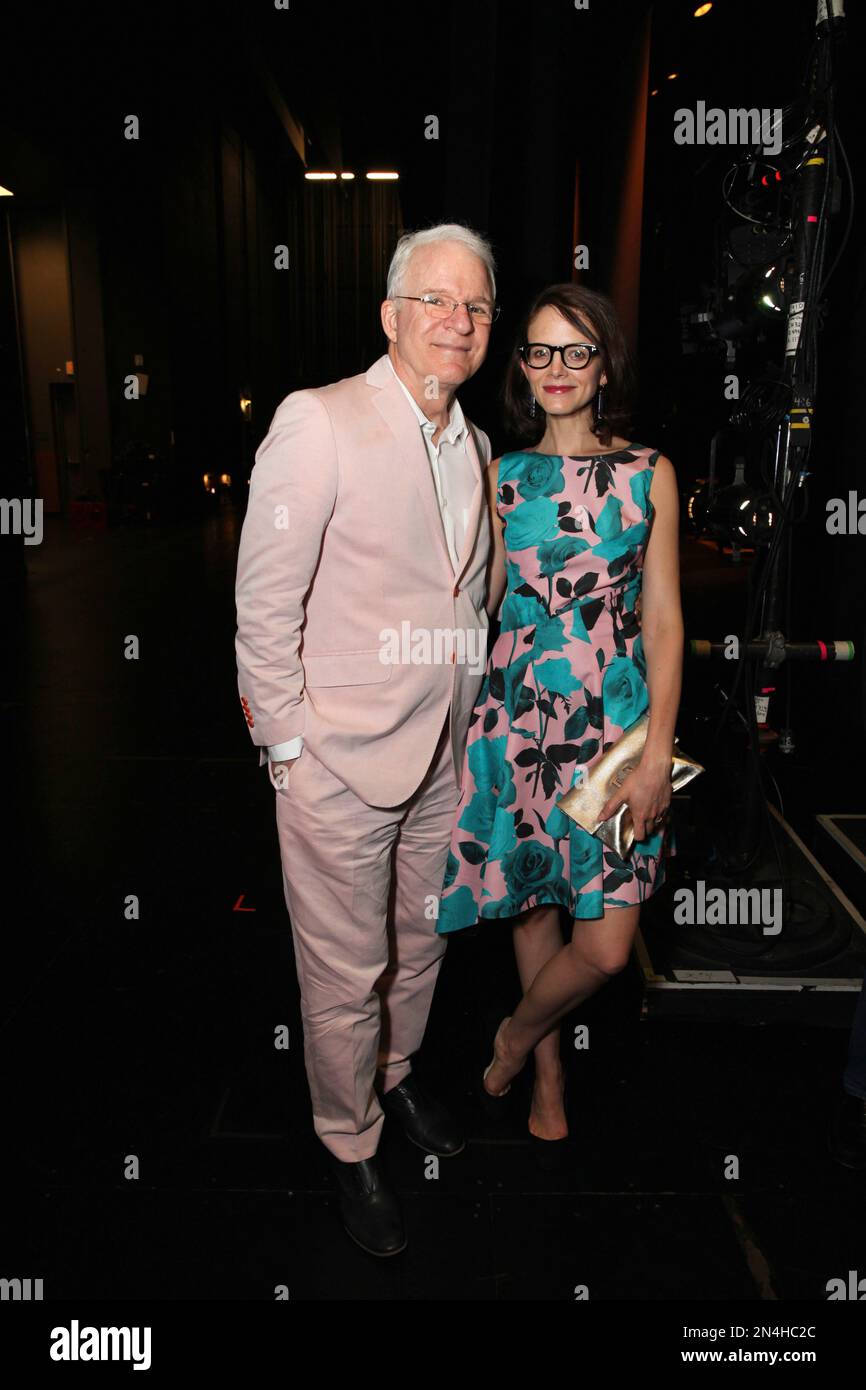 From left, Steve Martin and wife Anne Stringfield pose during The Un ...