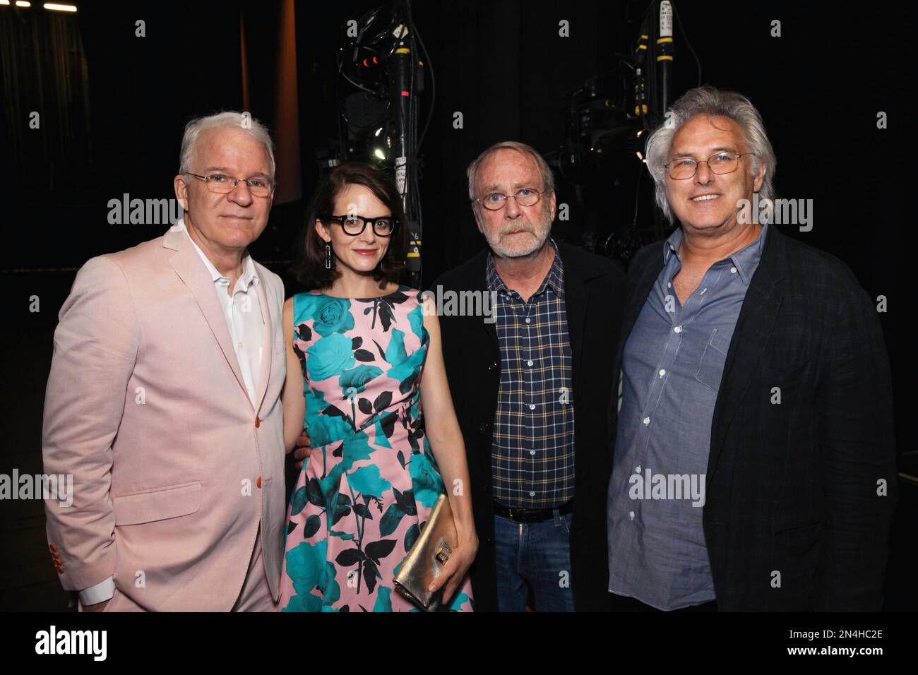 From left, Steve Martin, Anne Stringfield, Martin Mull and artist Eric ...