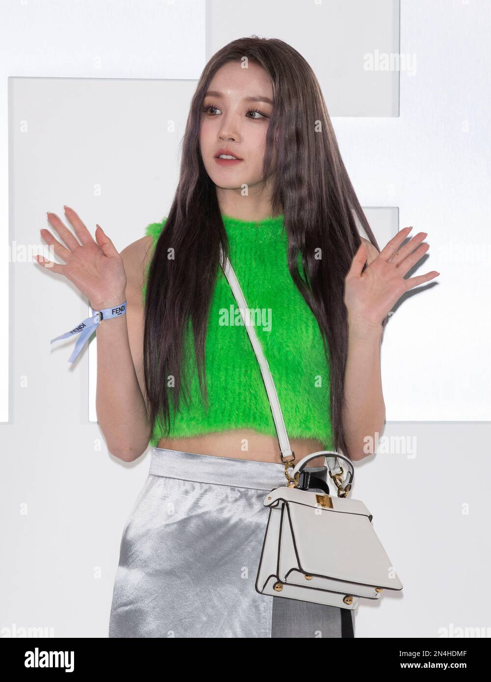 8 February 2023 - Seoul, South Korea : South Korean singer Yuqi, member ...