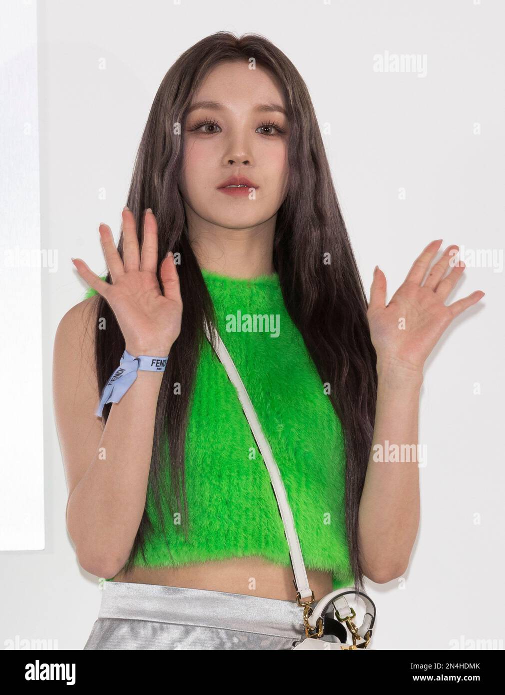 8 February 2023 - Seoul, South Korea : South Korean singer Yuqi, member ...