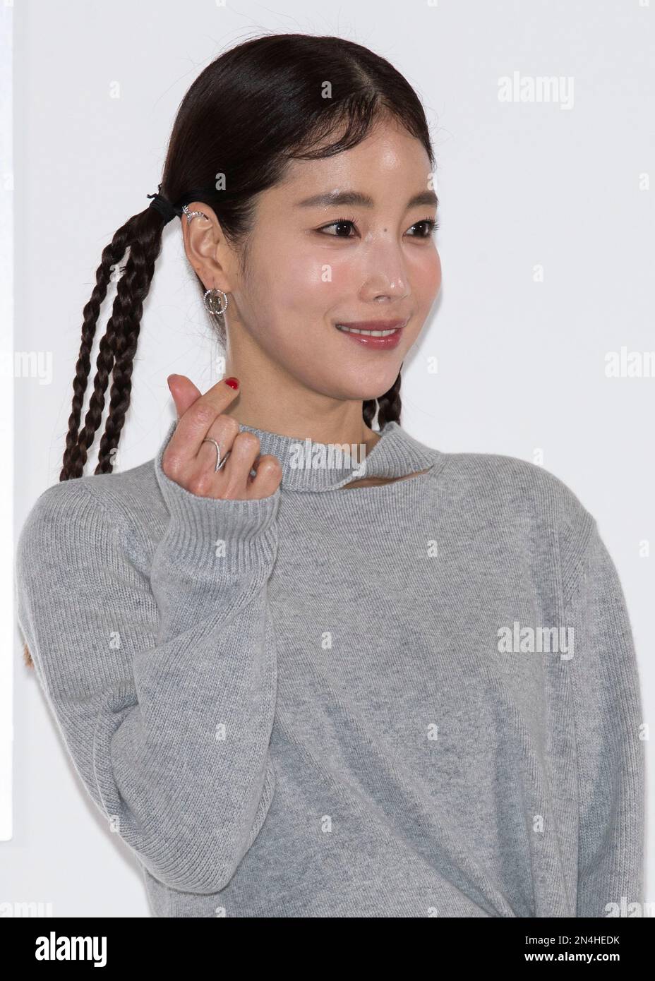 8 February 2023 - Seoul, South Korea : South Korean actress Ki Eun-se, attends a photo call for ...