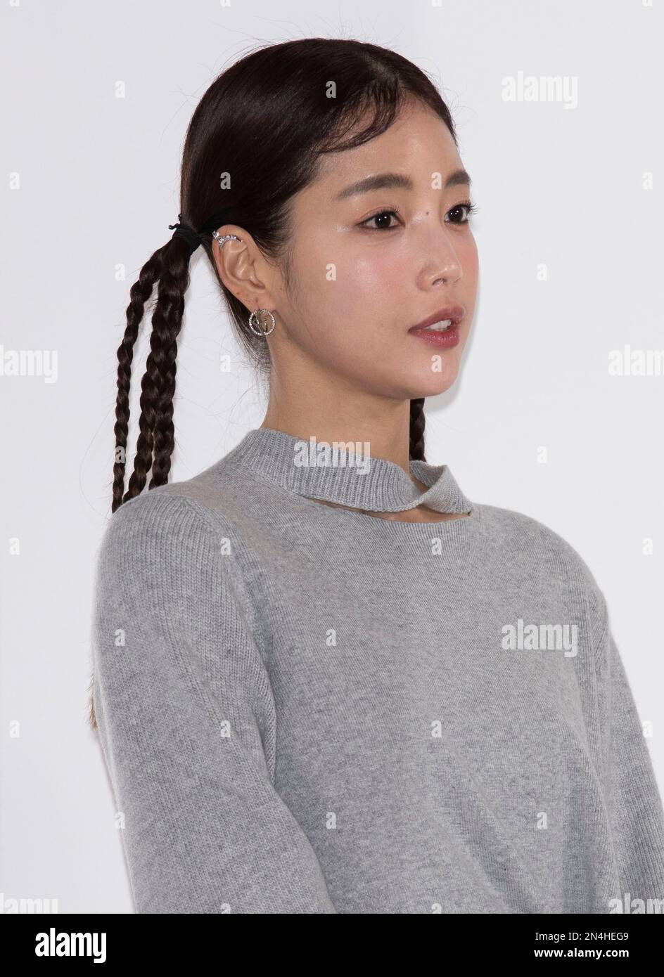 8 February 2023 - Seoul, South Korea : South Korean actress Ki Eun-se, attends a photo call for ...