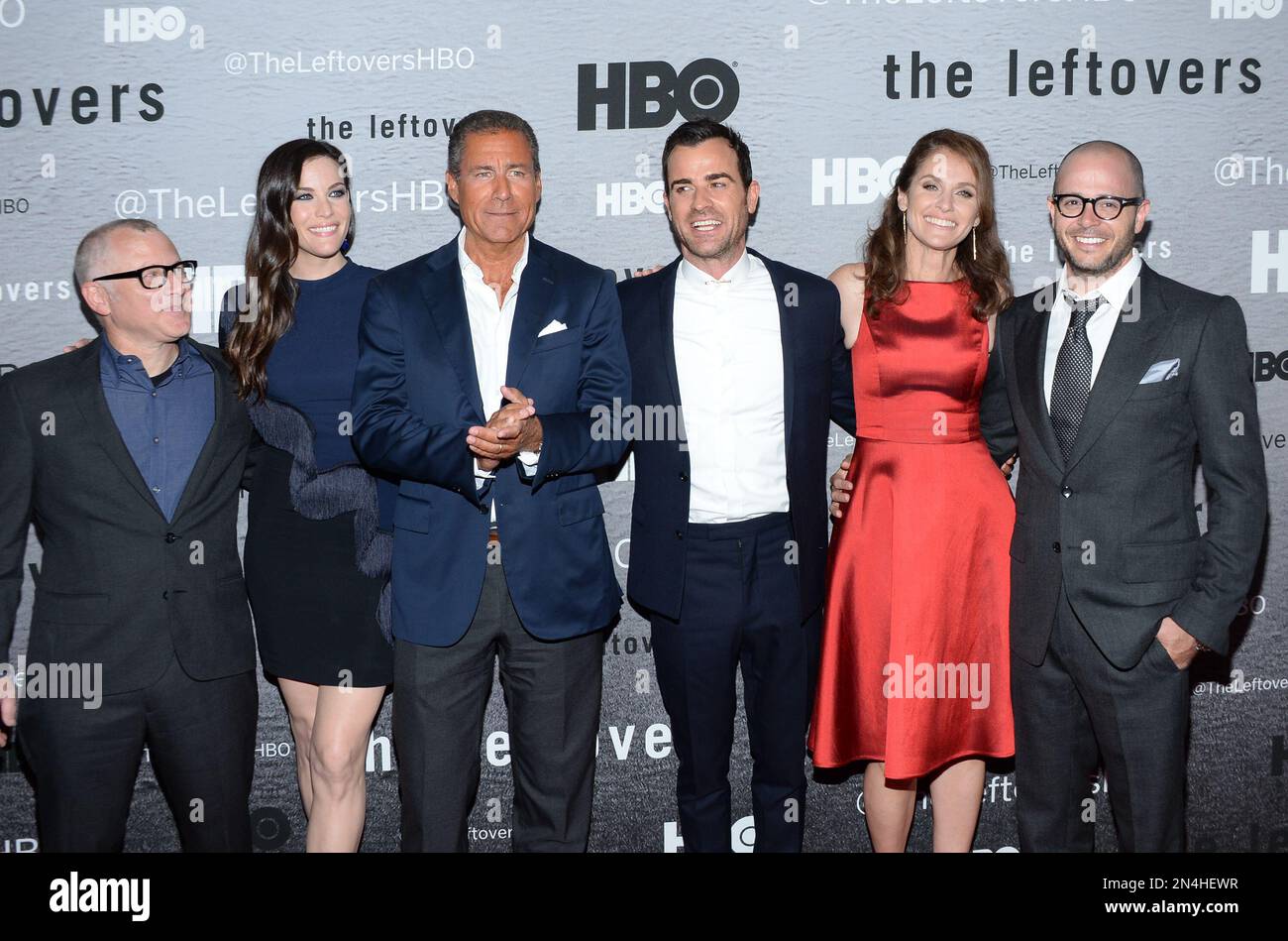 Co-creator and executive producer Tom Perrotta, actress Liv Tyler, HBO ...