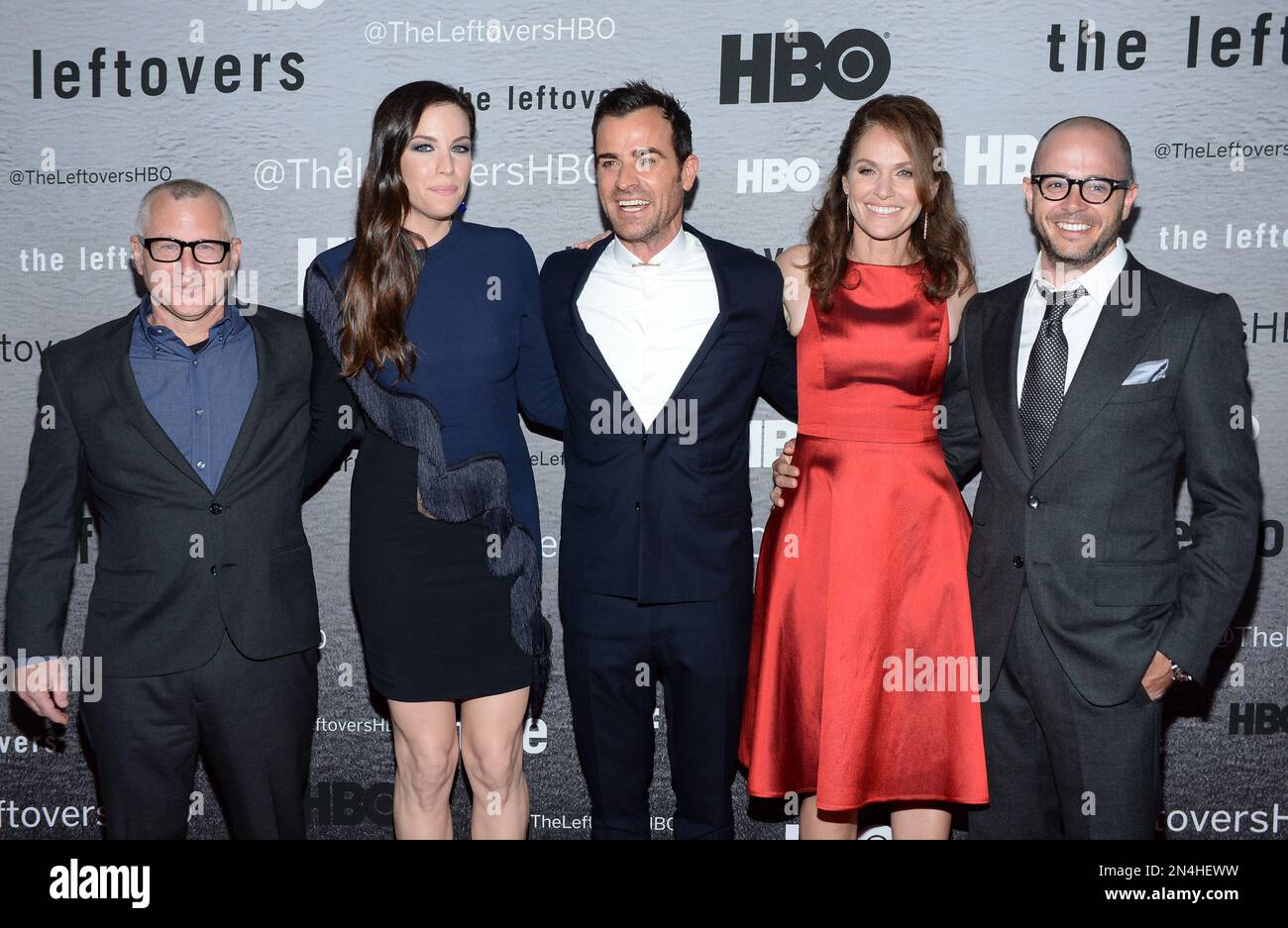 Co-creator and executive producer Tom Perrotta, actress Liv Tyler ...
